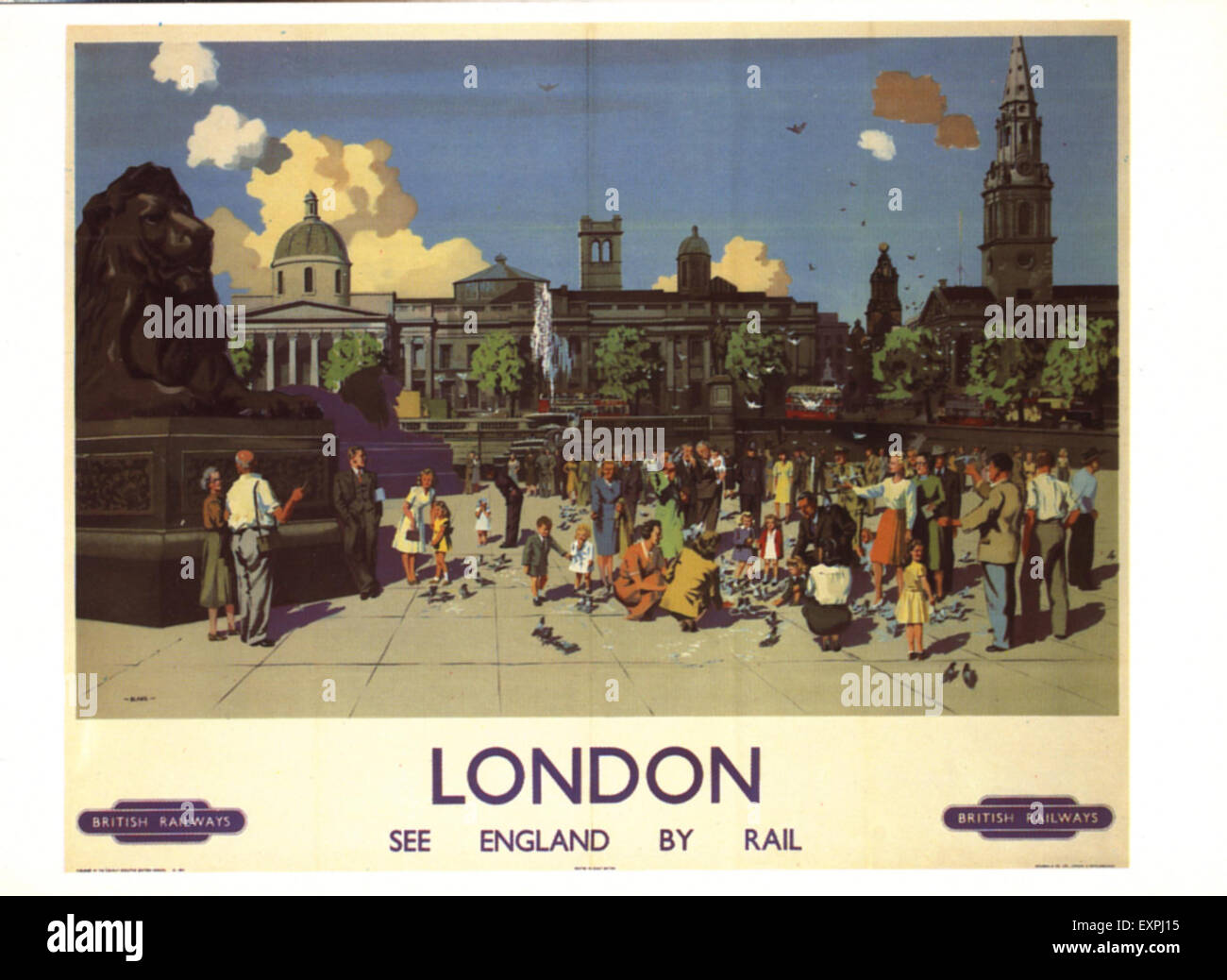 British rail poster hi-res stock photography and images - Alamy