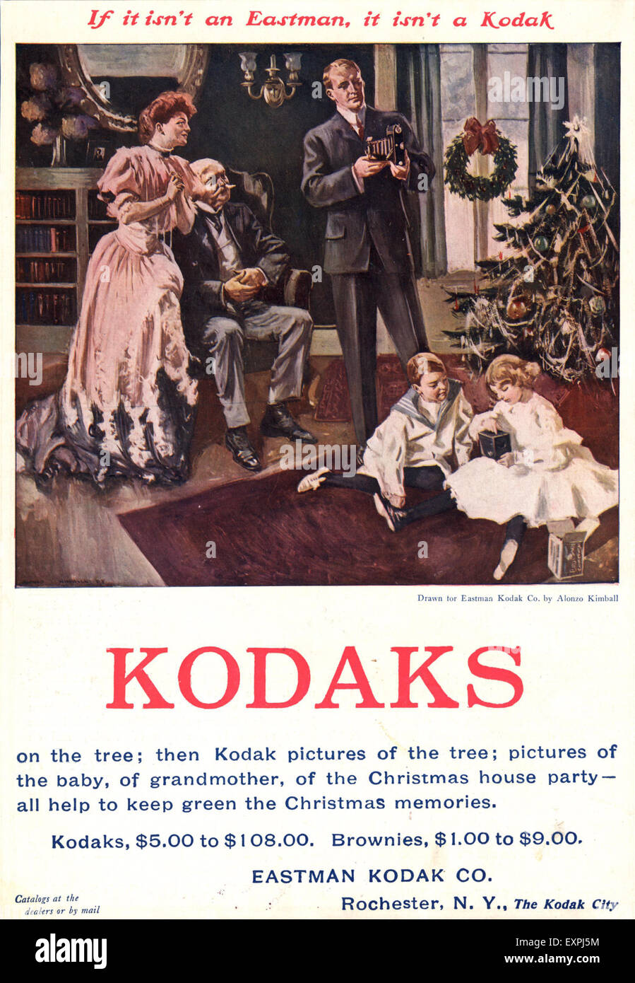 1910s USA Kodak Magazine Advert Stock Photo - Alamy