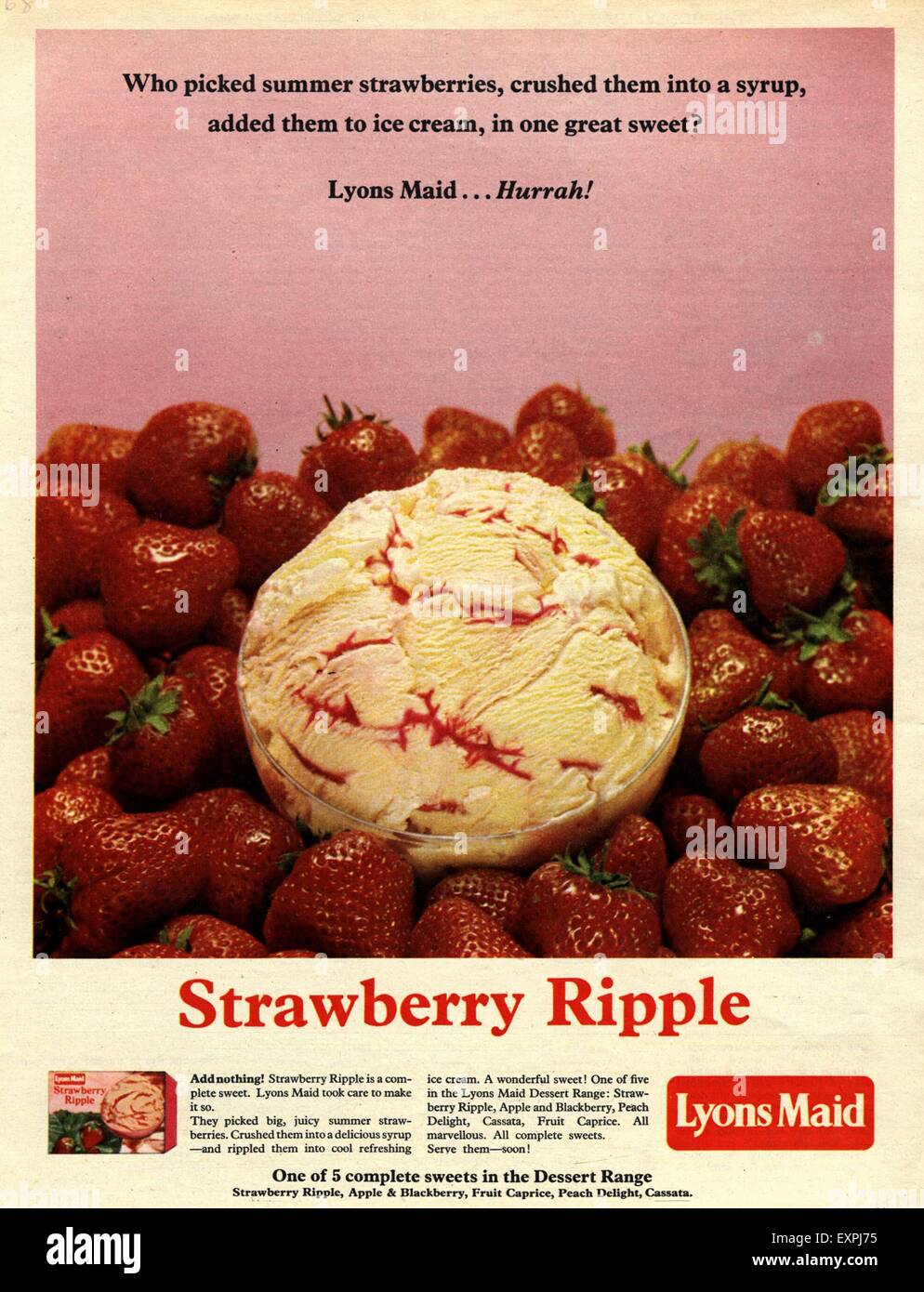 Lyons maid ice cream advert hi-res stock photography and images - Alamy