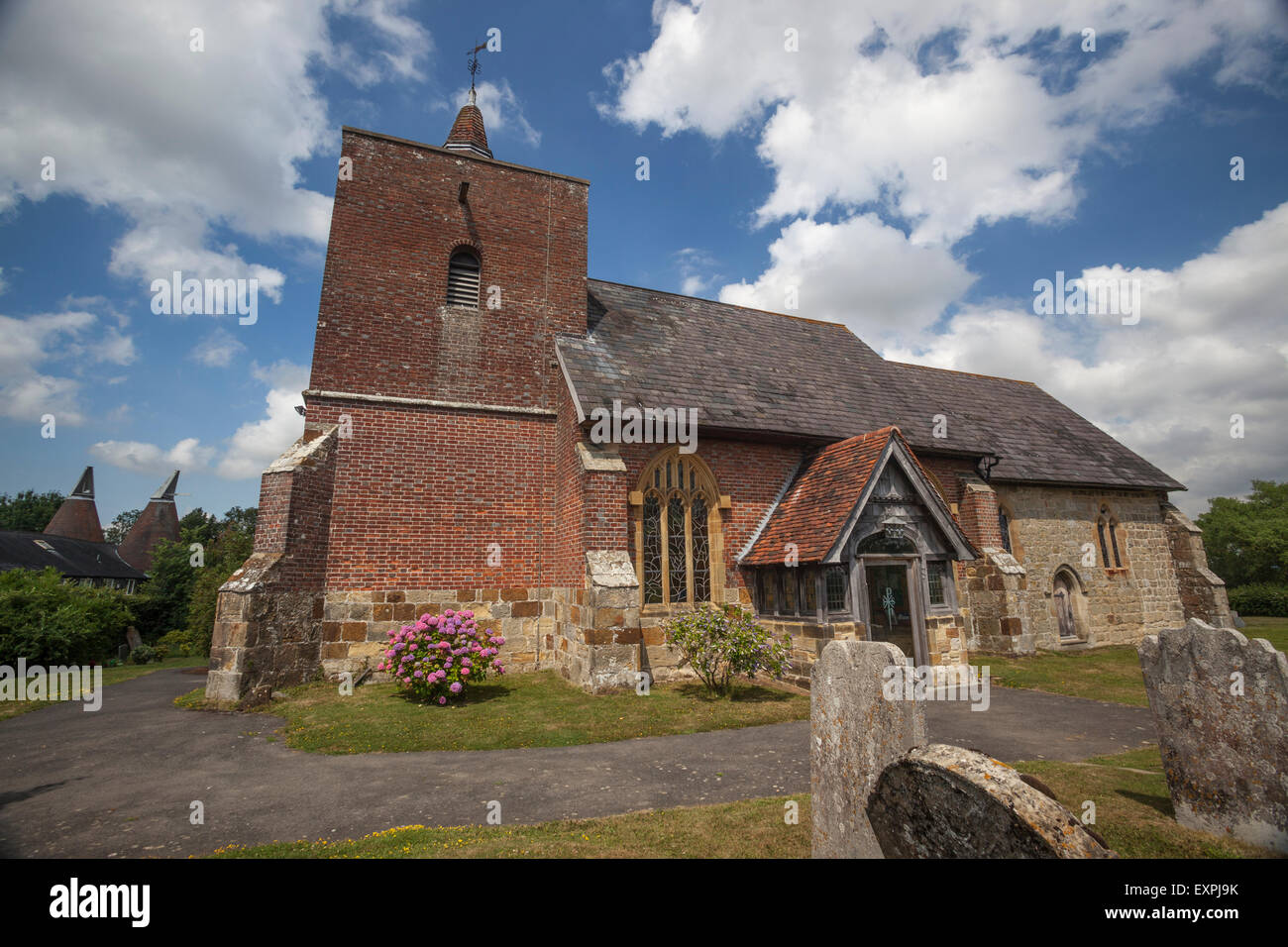 All Saints' Tudeley Church, Tudeley, Kent, England Stock Photo - Alamy