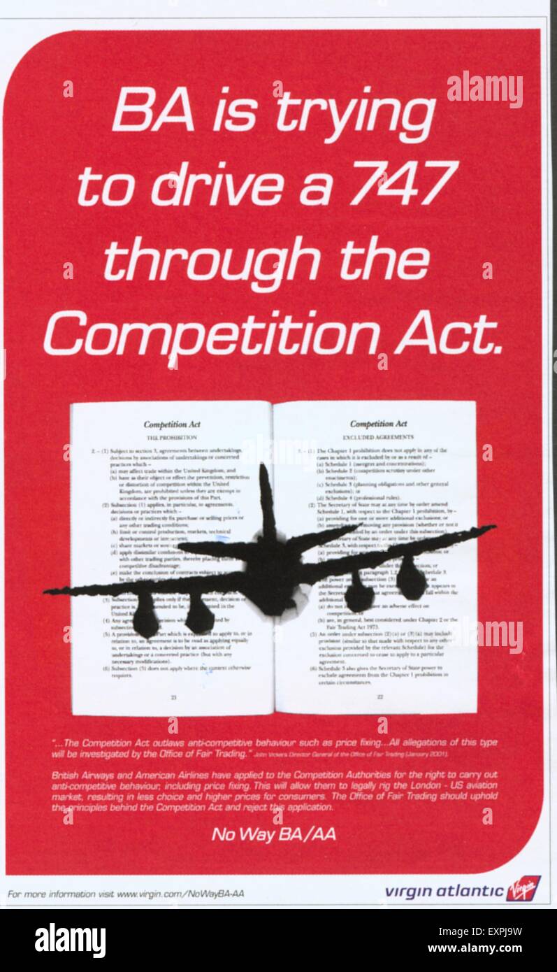 Virgin atlantic magazine advert hi-res stock photography and images - Alamy