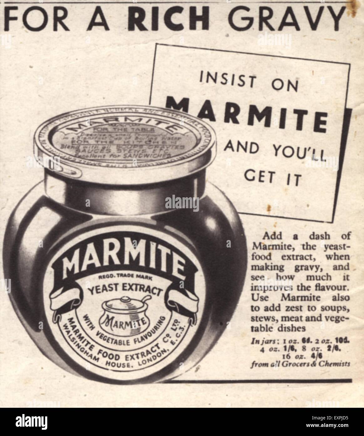 Marmite Advert