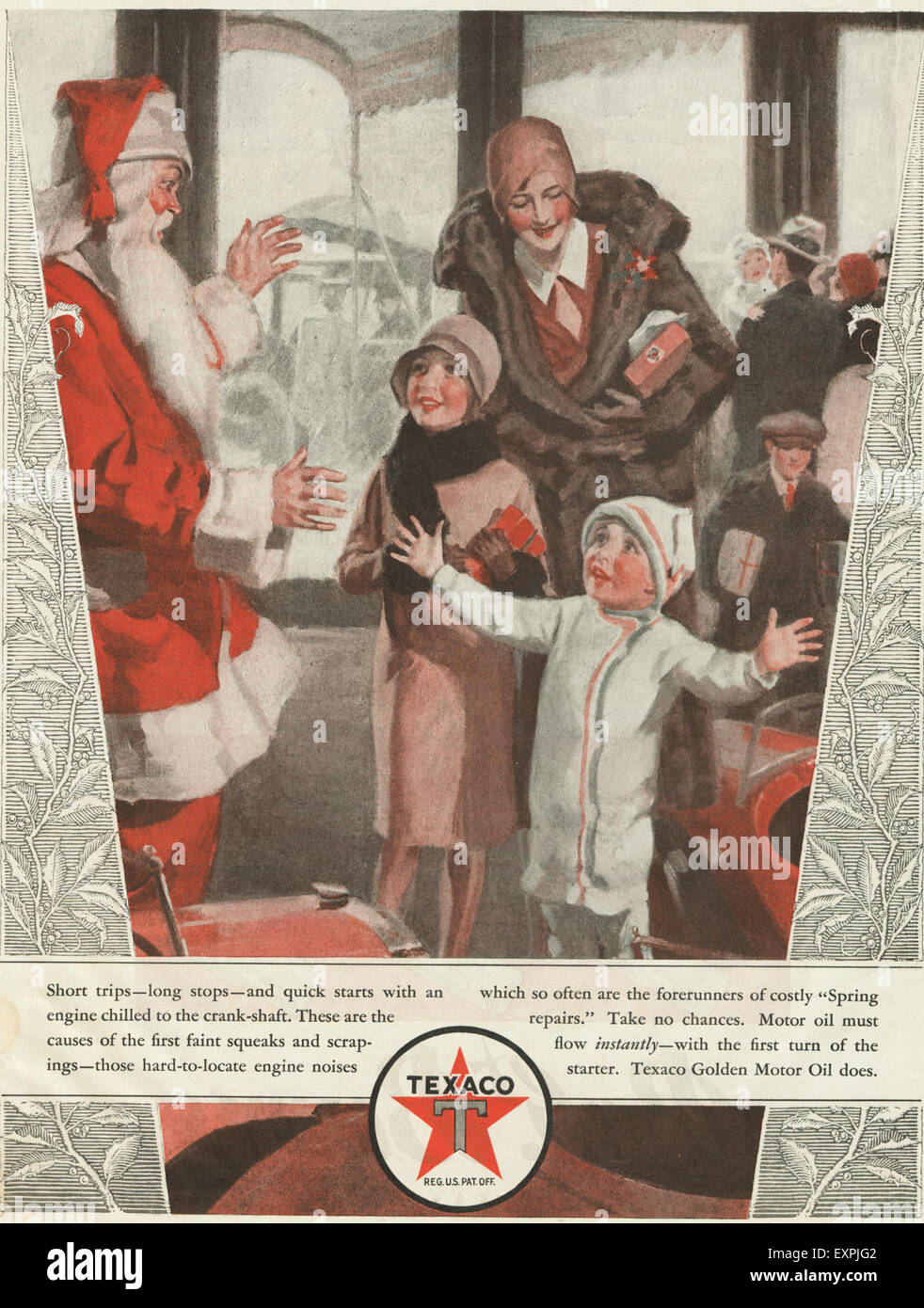 1920s USA Christmas Magazine Advert Stock Photo - Alamy
