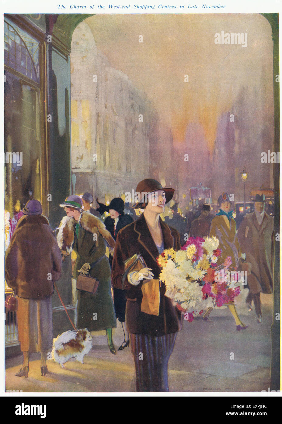 1930s UK Woman Shopping Magazine Advert Stock Photo - Alamy