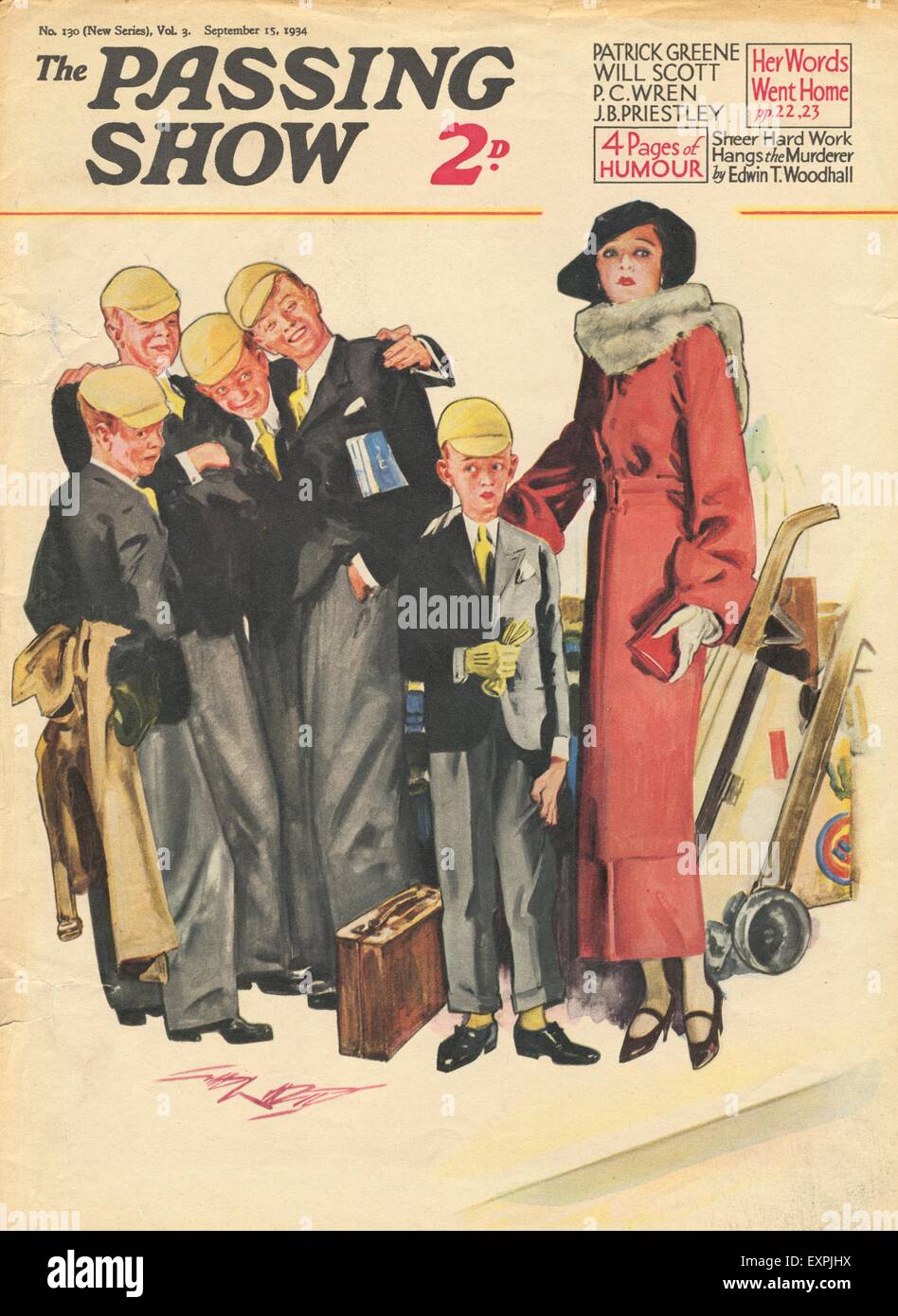 1930s UK The Passing Show Magazine Cover Stock Photo - Alamy