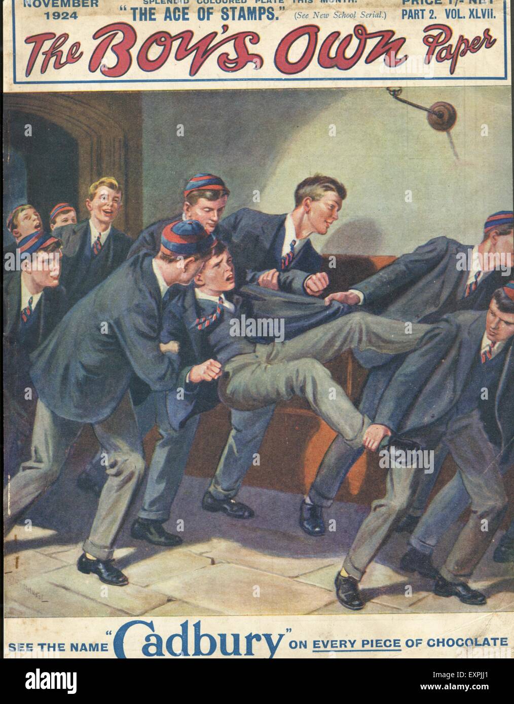 Boys own annual cover hi-res stock photography and images - Alamy