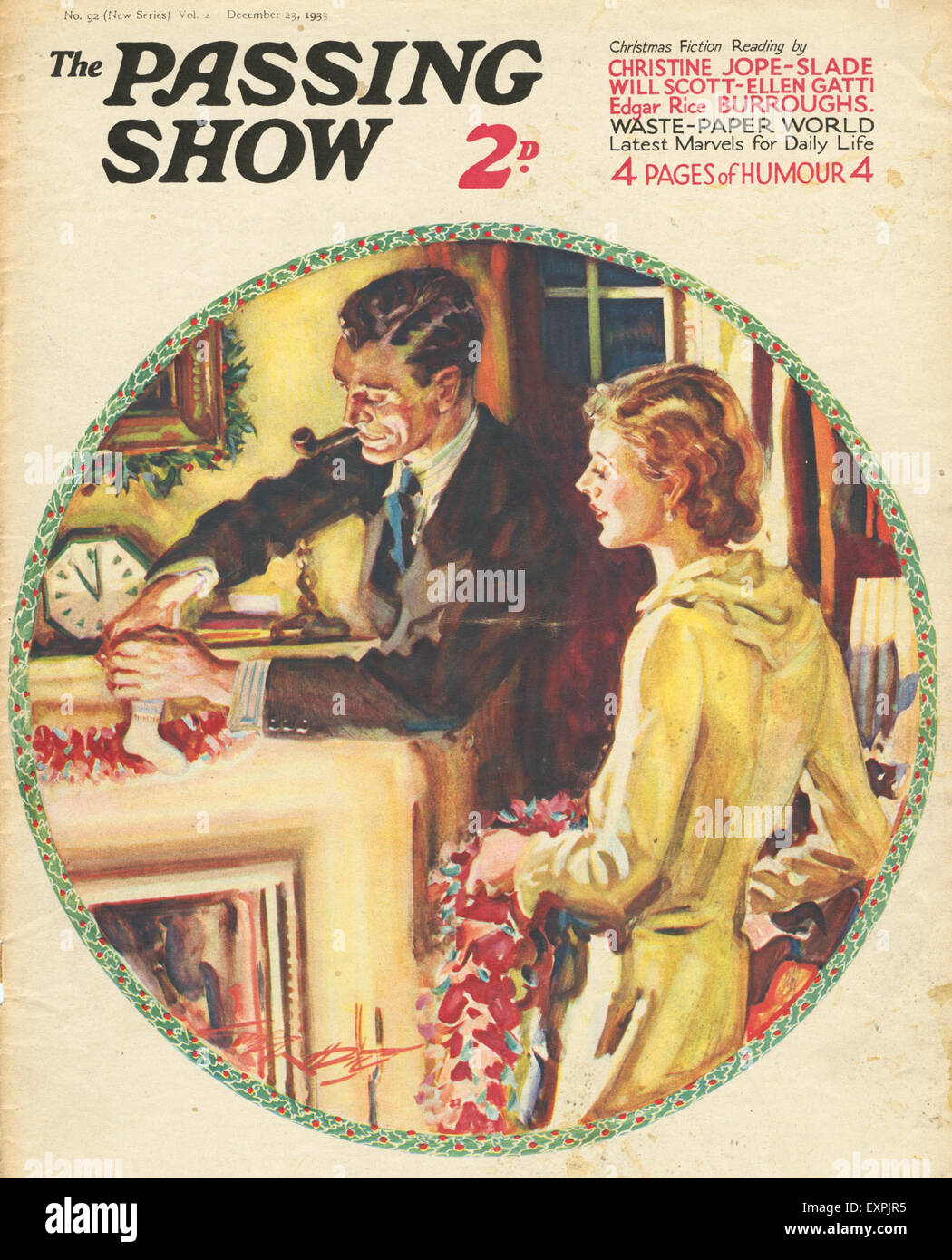 1930s USA The Passing Show Magazine Cover Stock Photo - Alamy