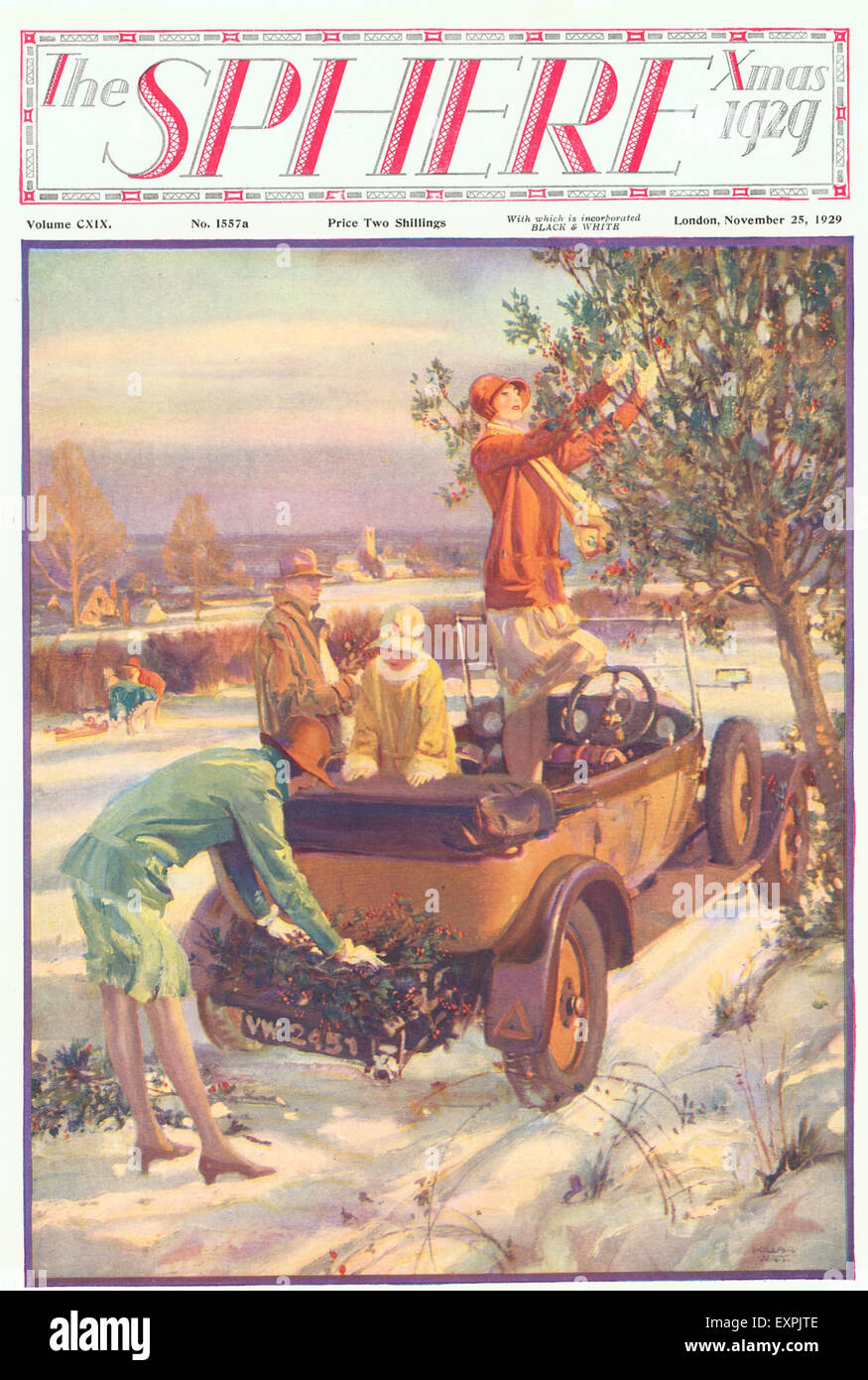 1920s UK The Sphere Magazine Cover Stock Photo - Alamy