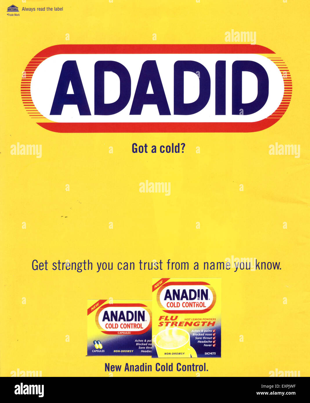 Anadin hi-res stock photography and images - Alamy