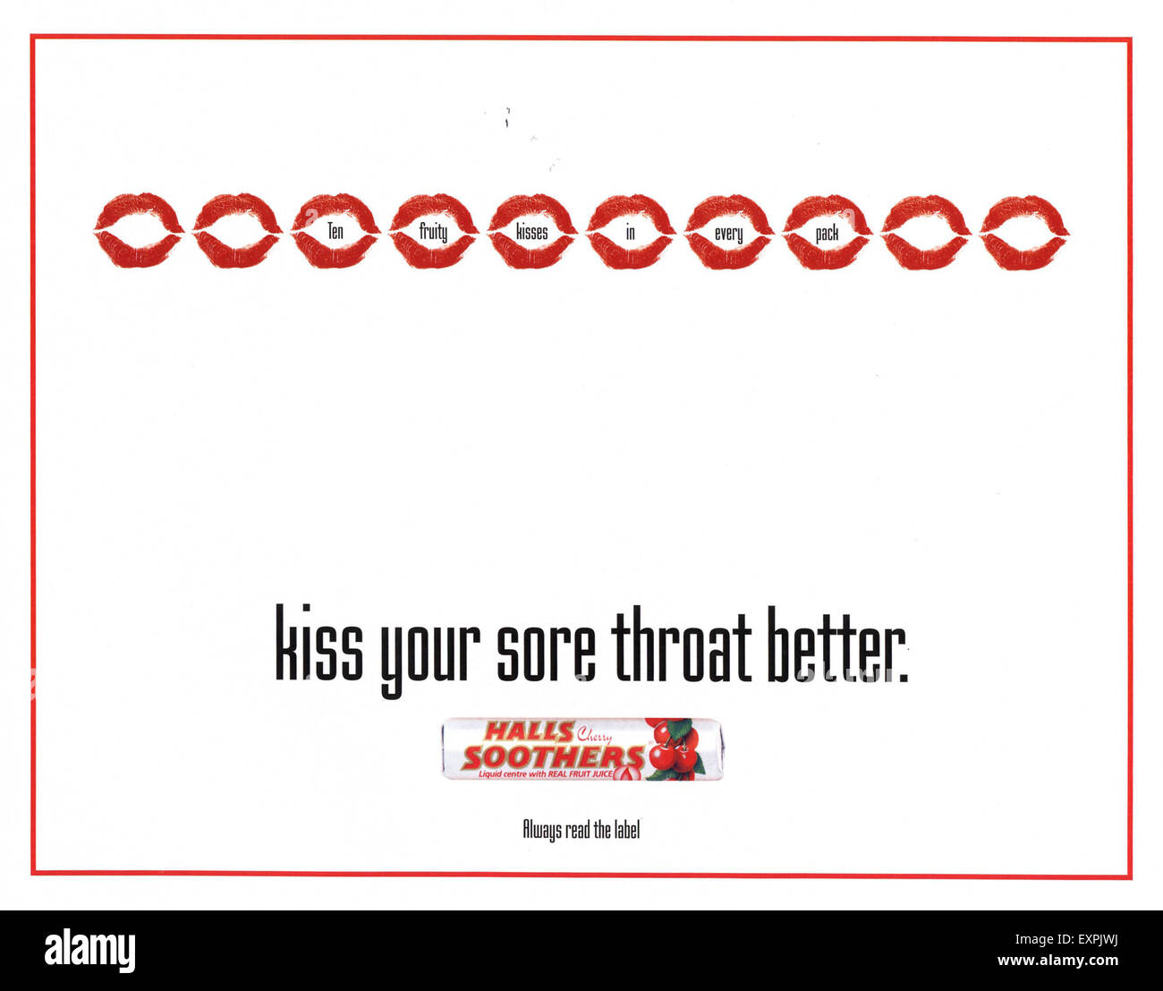 2000s UK Hall Soothers Magazine Advert Stock Photo - Alamy