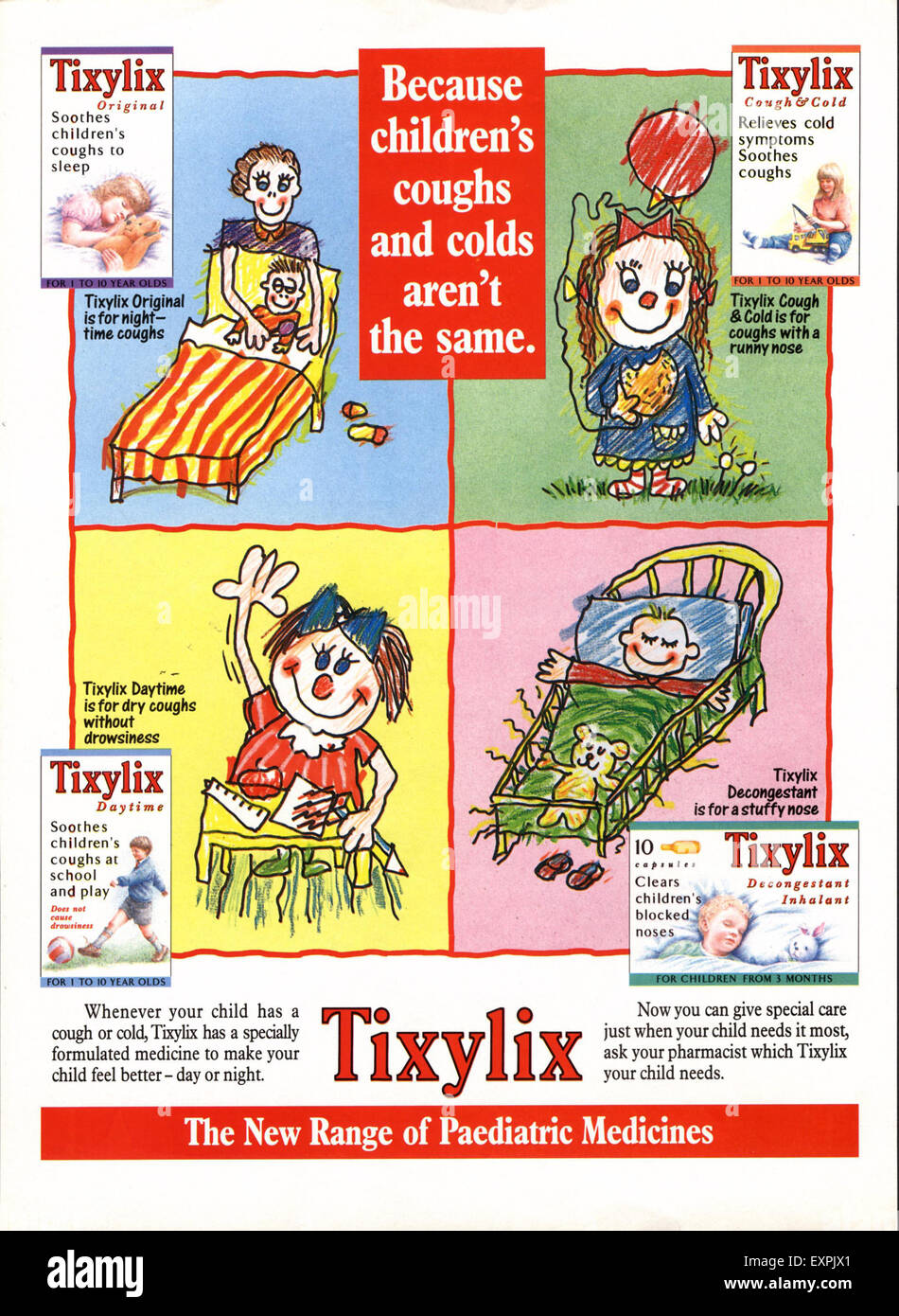 2000s UK Tixylix Magazine Advert Stock Photo - Alamy