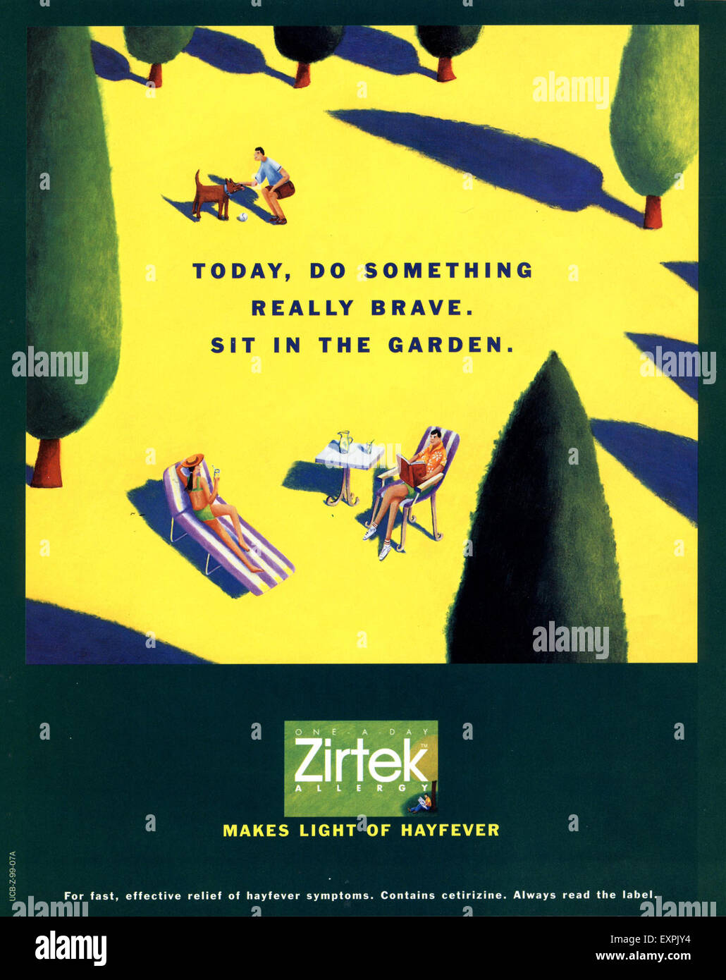 1990s USA Zirtek Magazine Advert Stock Photo - Alamy