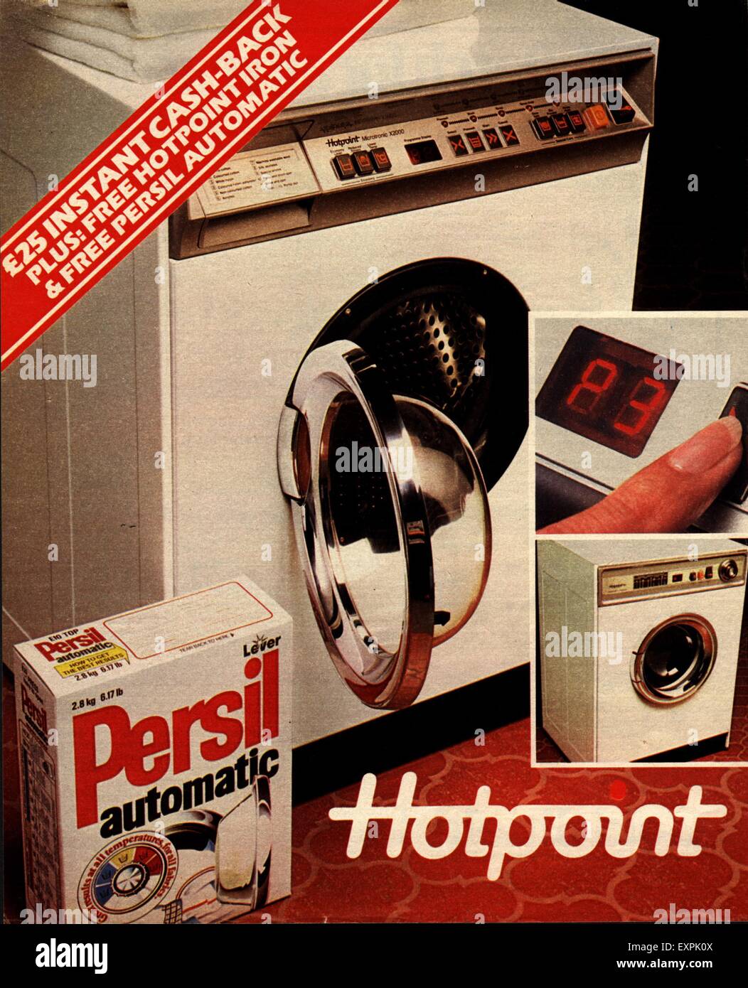 1980s UK Persil Magazine Advert Stock Photo - Alamy