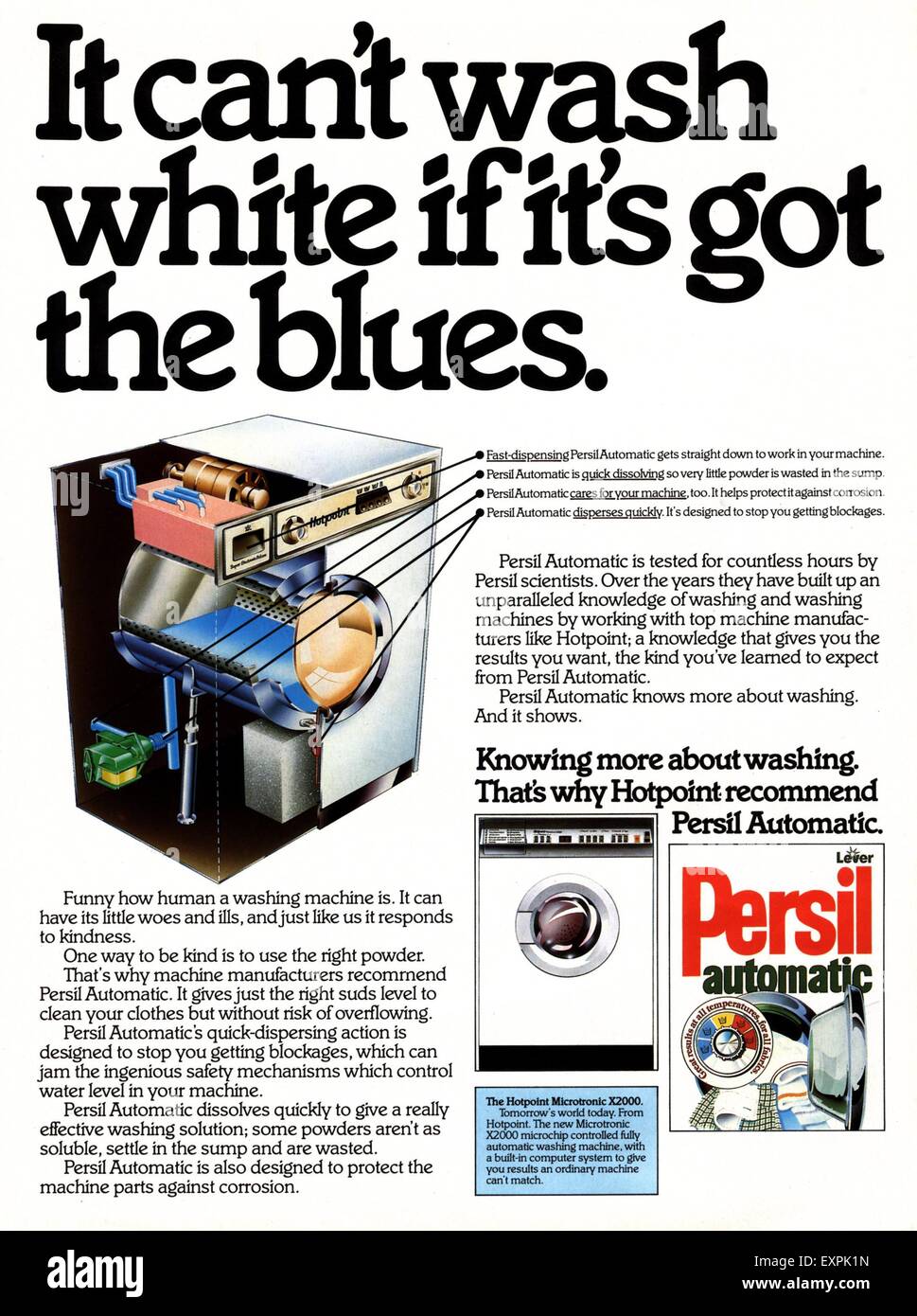 1990s UK Hotpoint Magazine Advert Stock Photo - Alamy