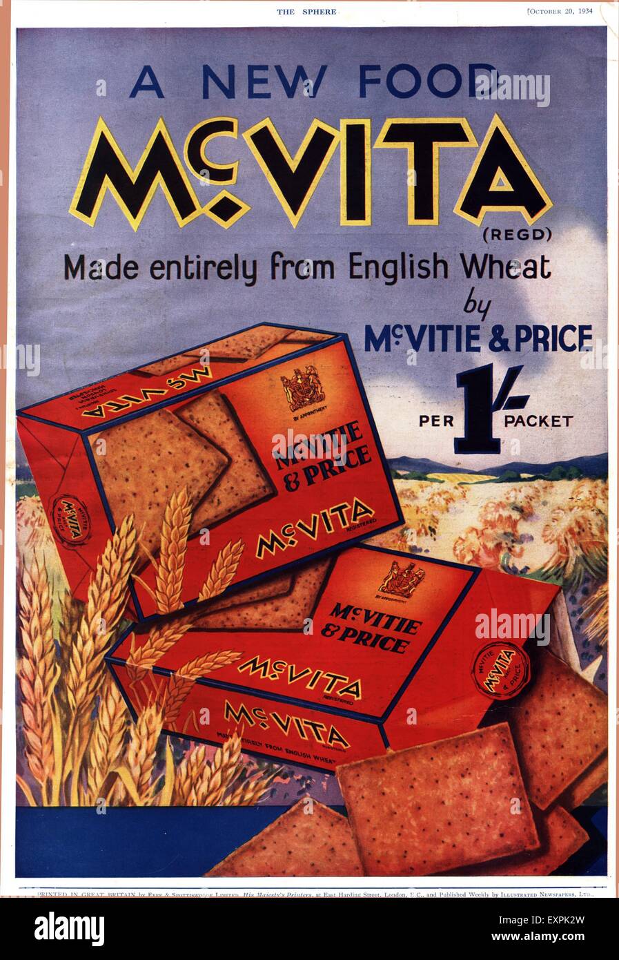 Mcvitie's Biscuits Advert High Resolution Stock Photography and Images ...