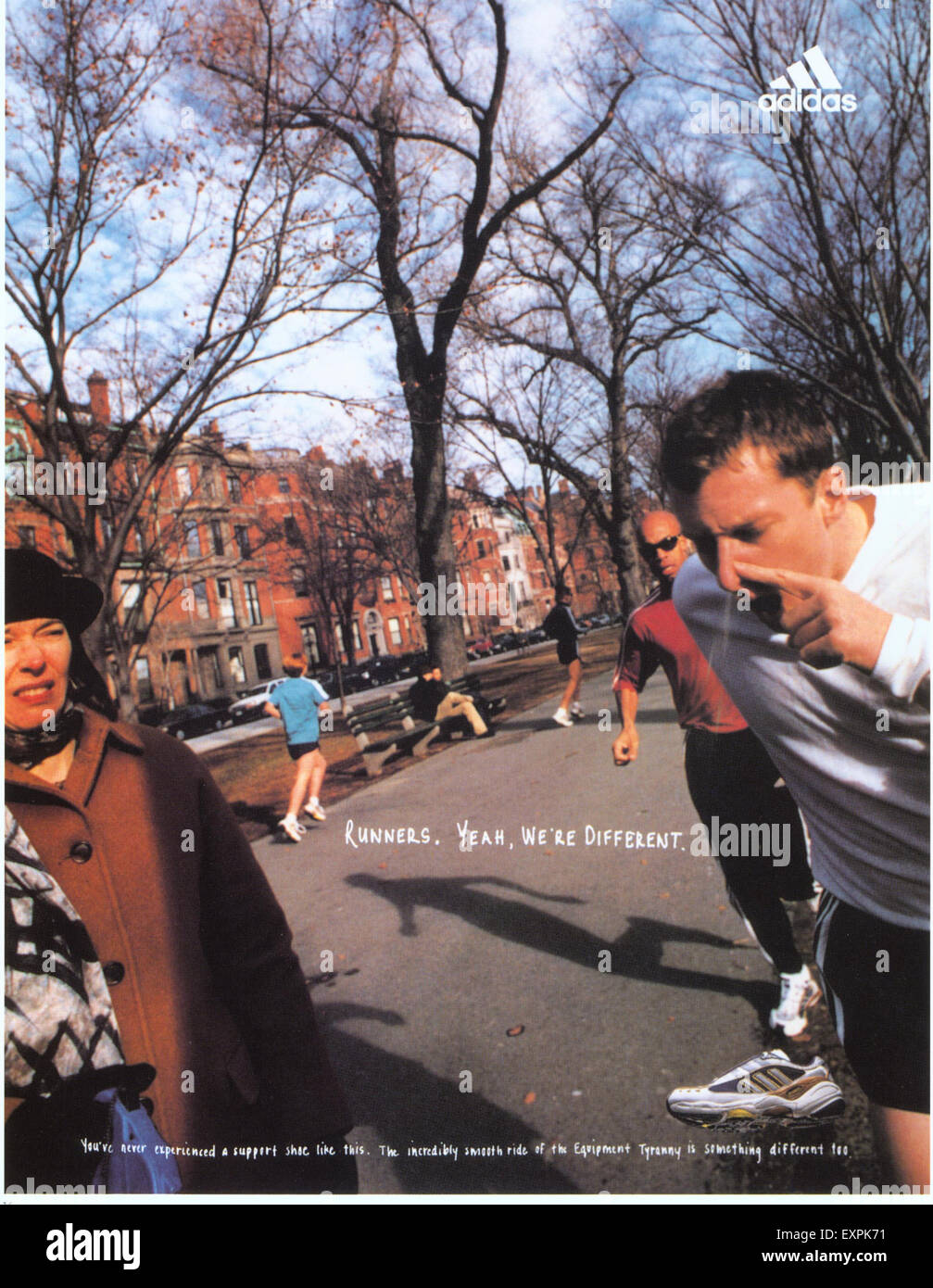 1990s USA Adidas Magazine Advert Stock Photo - Alamy