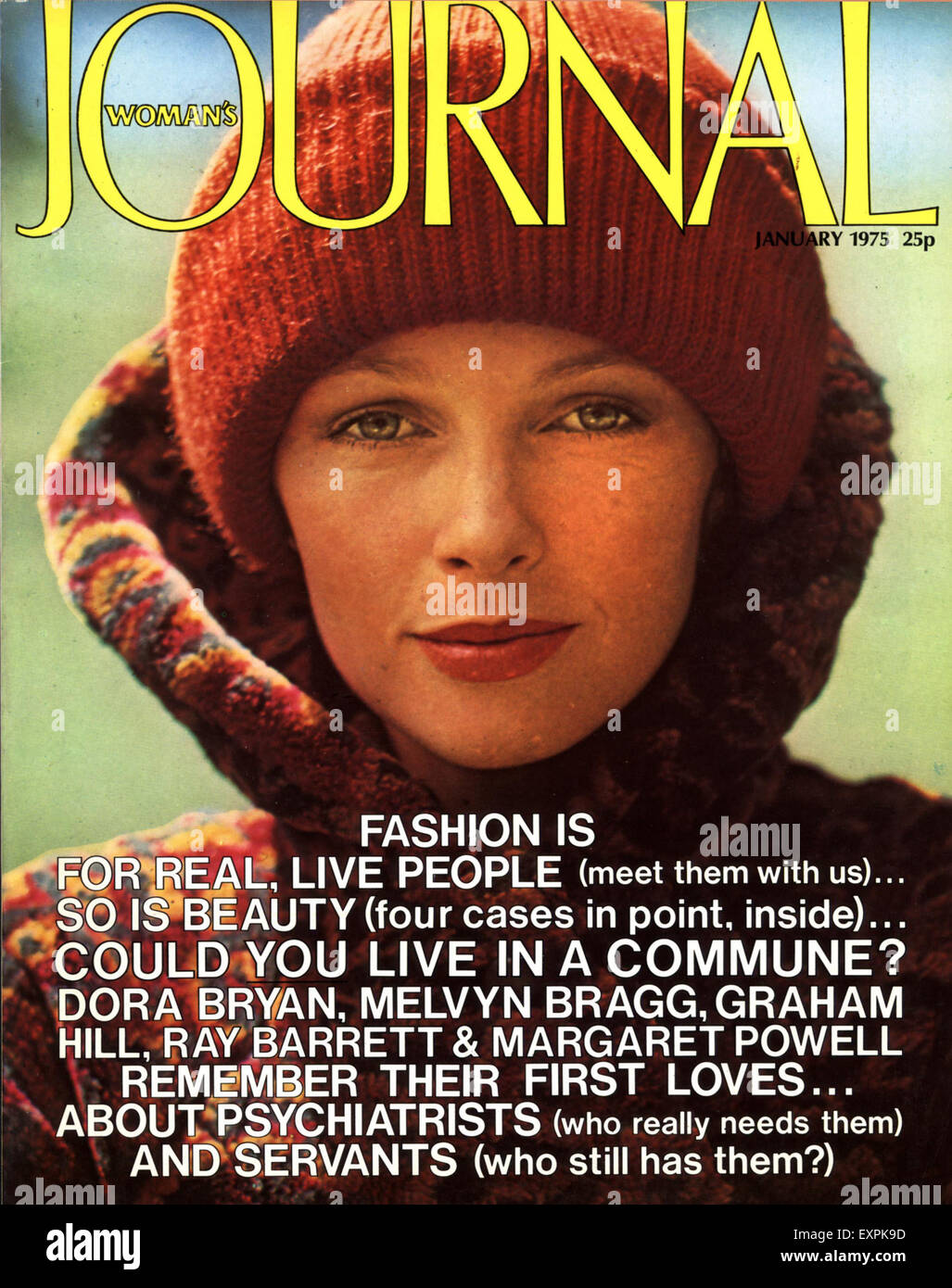 1970s UK Womans Journal Magazine Cover Stock Photo - Alamy