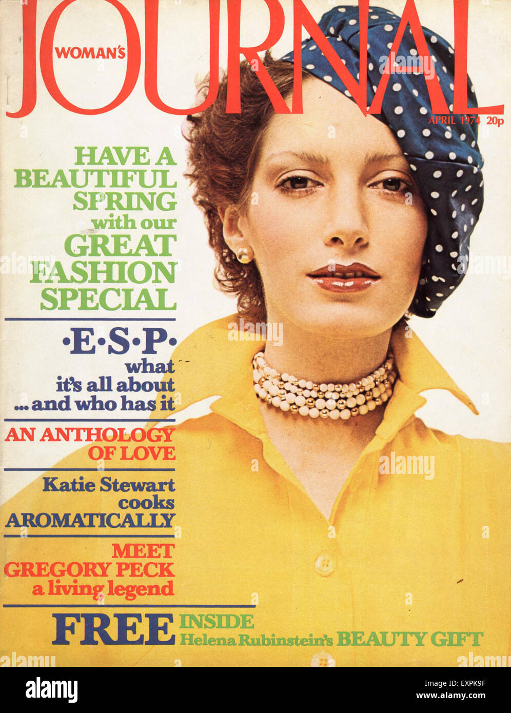 1970s UK Womans Journal Magazine Cover Stock Photo - Alamy