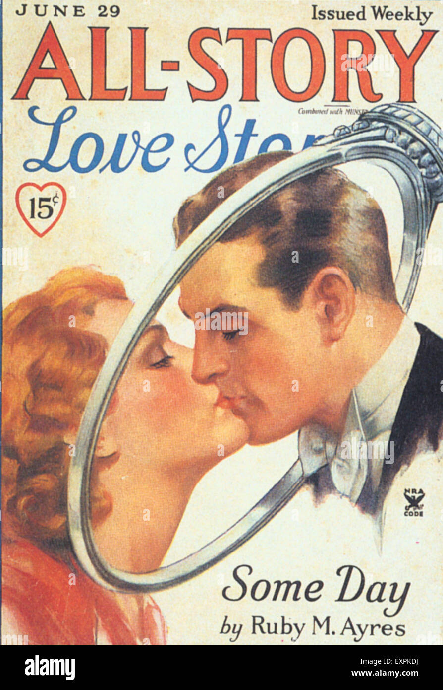 1920s usa all story magazine cover hi-res stock photography and images ...