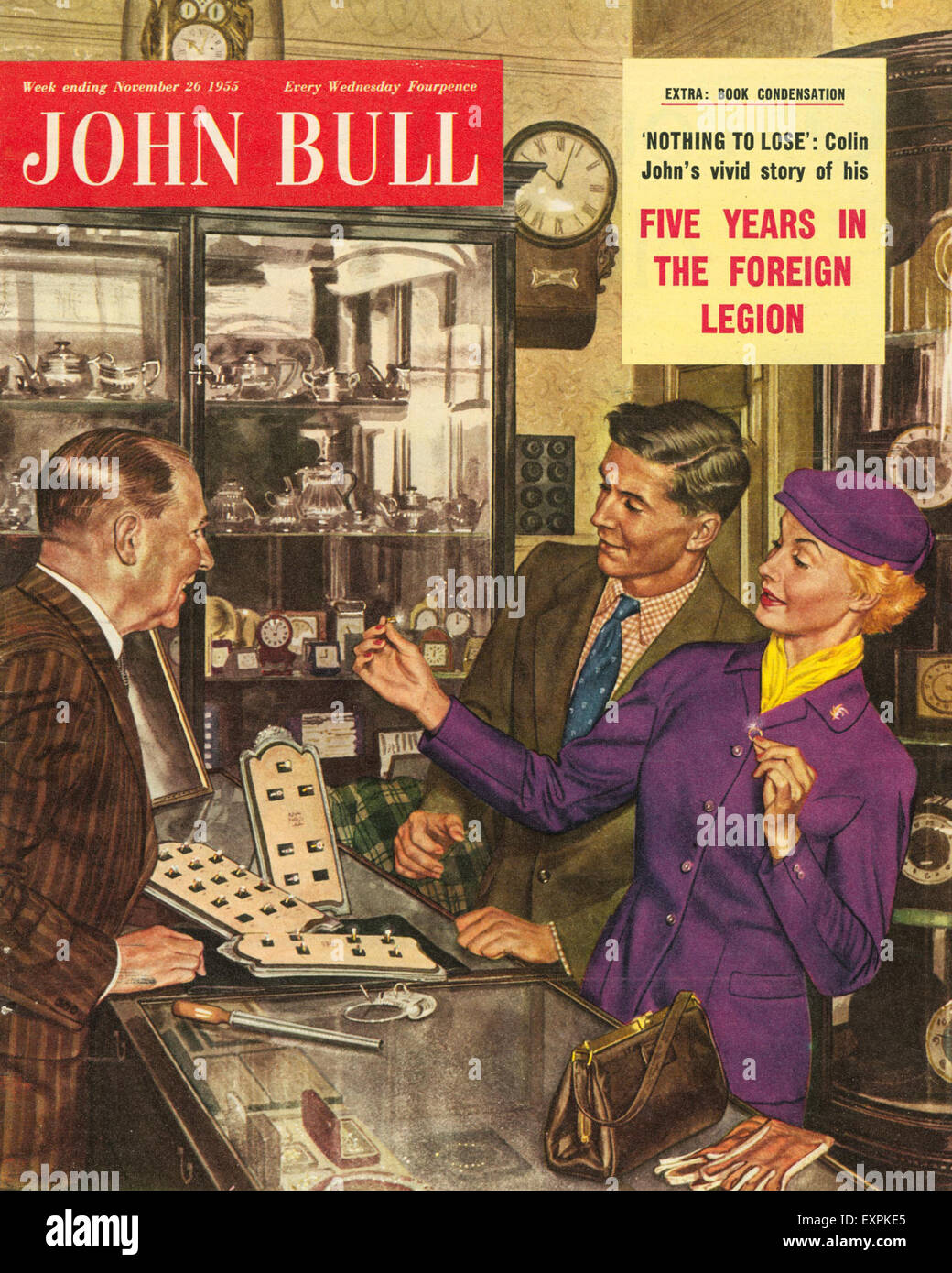 1950s UK John Bull Magazine Cover Stock Photo - Alamy