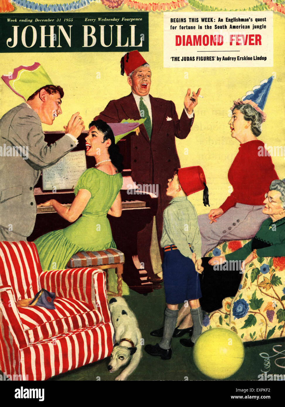 1950s UK John Bull Magazine Cover Stock Photo - Alamy