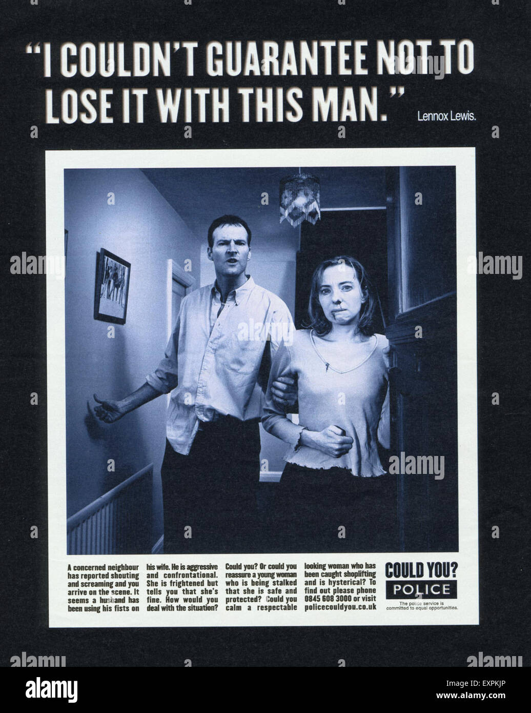 2000s uk police magazine advert hi-res stock photography and images - Alamy