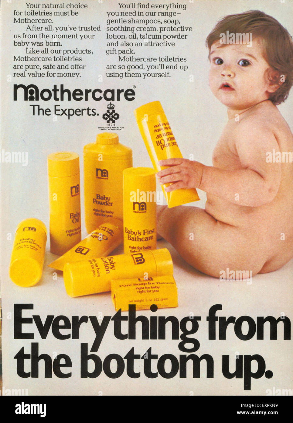 1980s UK Mothercare Magazine Advert Stock Photo - Alamy