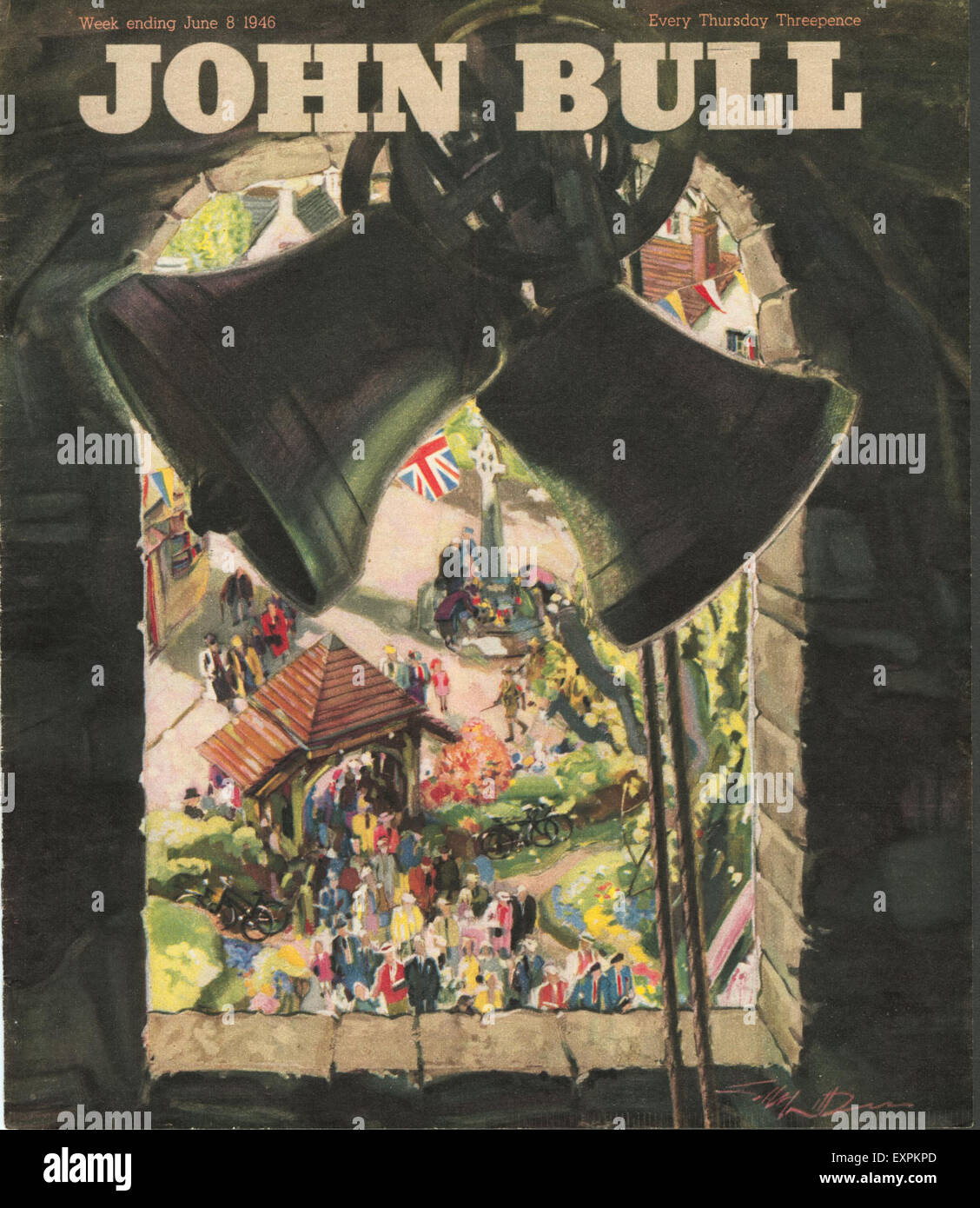 John bull magazine cover hi-res stock photography and images - Alamy