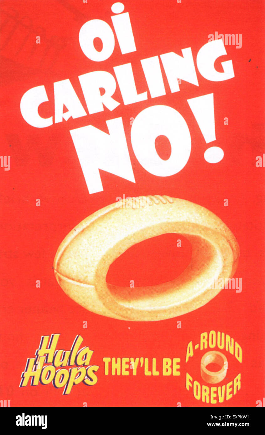 2000s UK Hula Hoops Magazine Advert Stock Photo - Alamy