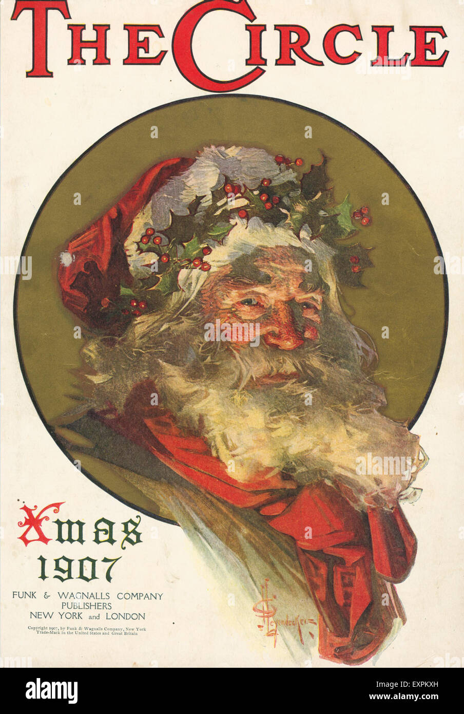 1900s USA The Circle Magazine Cover Stock Photo - Alamy