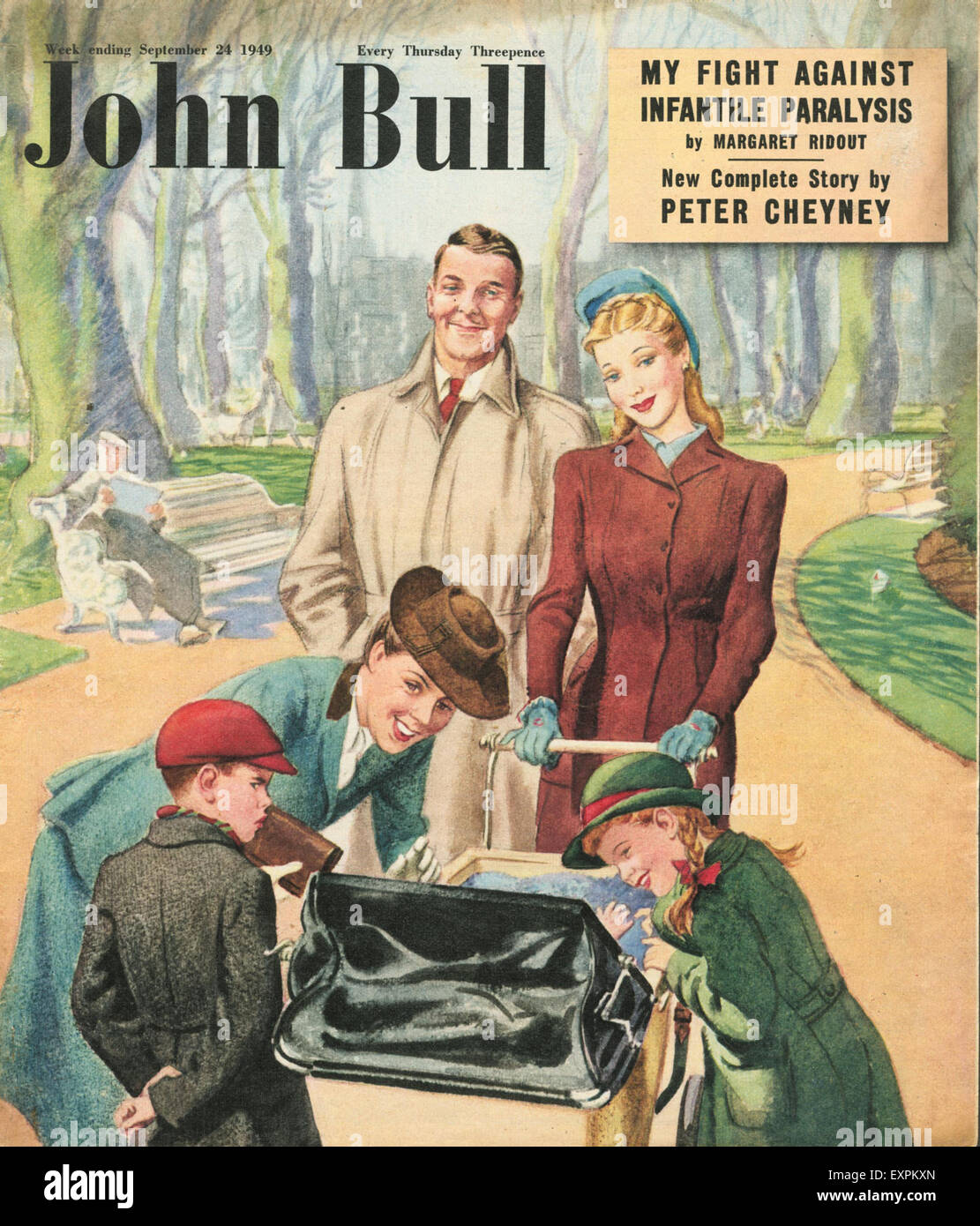 1940s UK John Bull Magazine Cover Stock Photo - Alamy