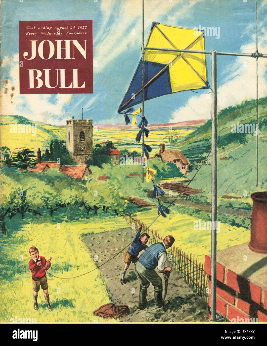 John bull magazine cover hi-res stock photography and images - Alamy