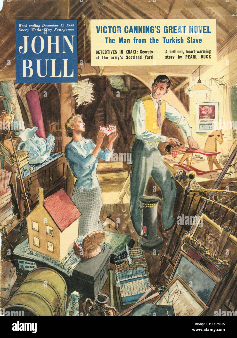 1950s UK John Bull Magazine Cover Stock Photo - Alamy