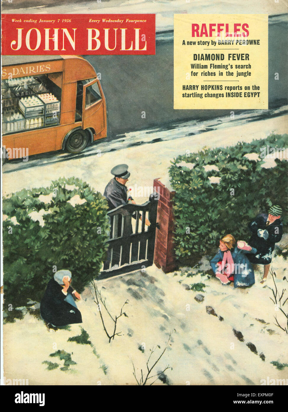 1950s UK John Bull Magazine Cover Stock Photo - Alamy