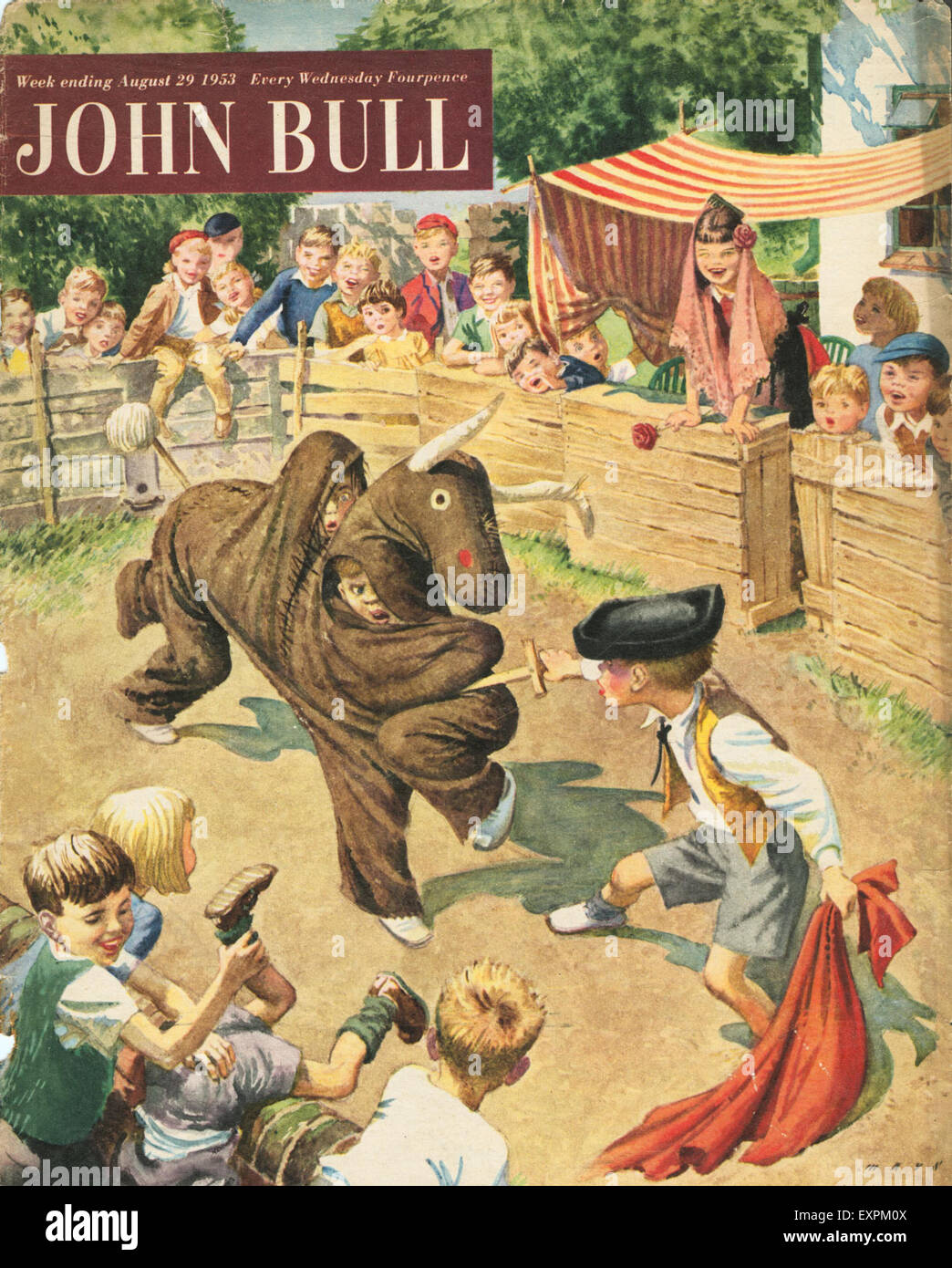 1950s UK John Bull Magazine Cover Stock Photo - Alamy