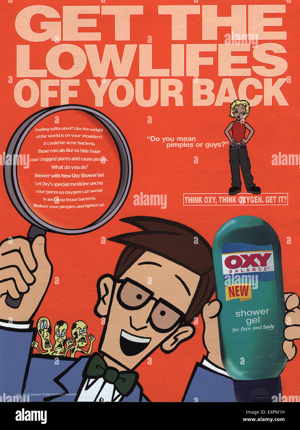 2000s UK Oxy Spot Prevention Magazine Advert Stock Photo - Alamy