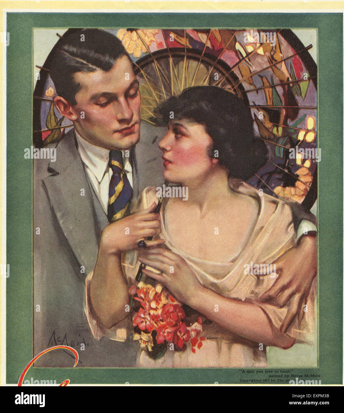 1910s USA Romance Couples Magazine Advert Stock Photo - Alamy