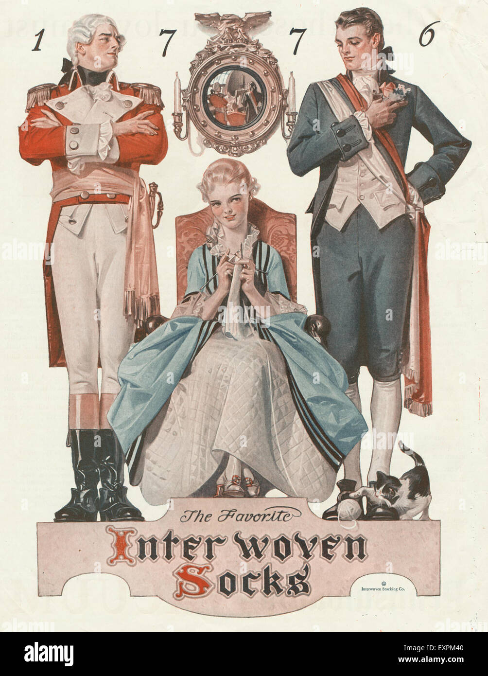 1920s usa interwoven socks magazine hi-res stock photography and images ...