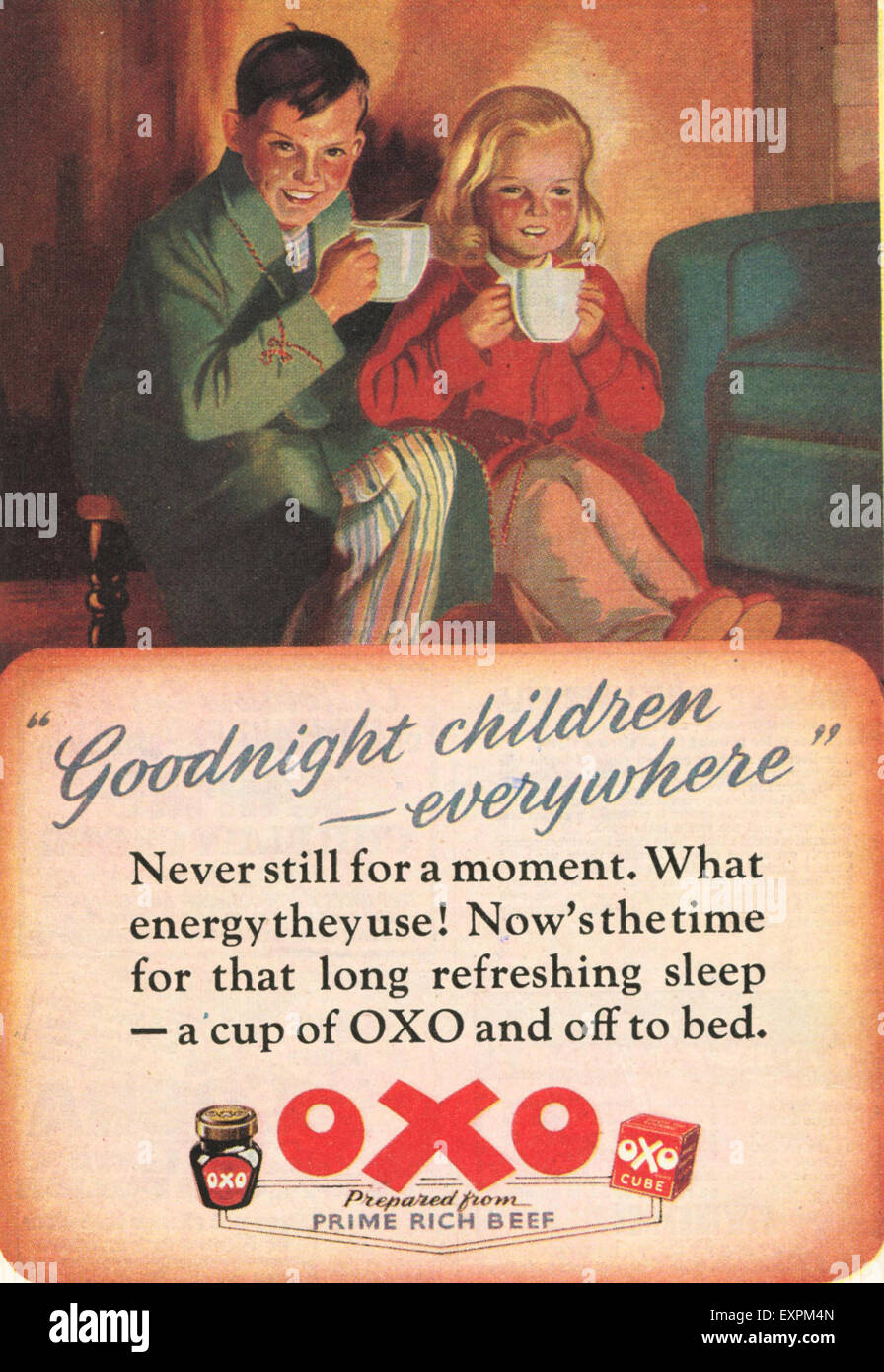 Oxo Advert High Resolution Stock Photography and Images - Alamy