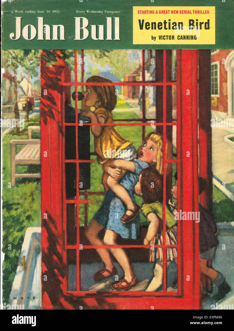 1950s UK John Bull Magazine Cover Stock Photo - Alamy