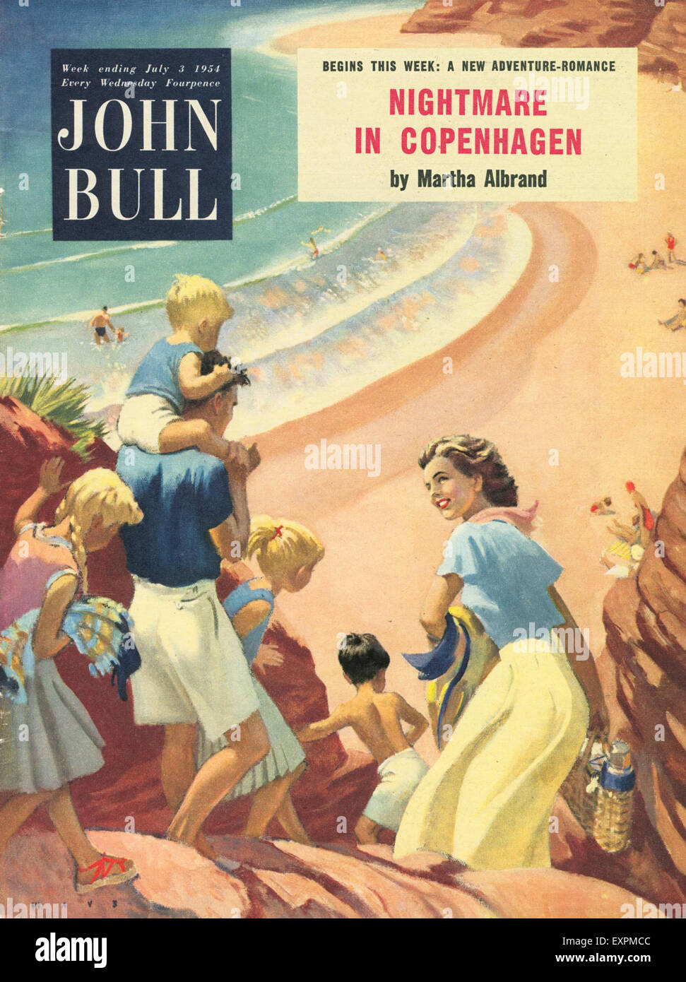 1950s UK John Bull Magazine Cover Stock Photo - Alamy