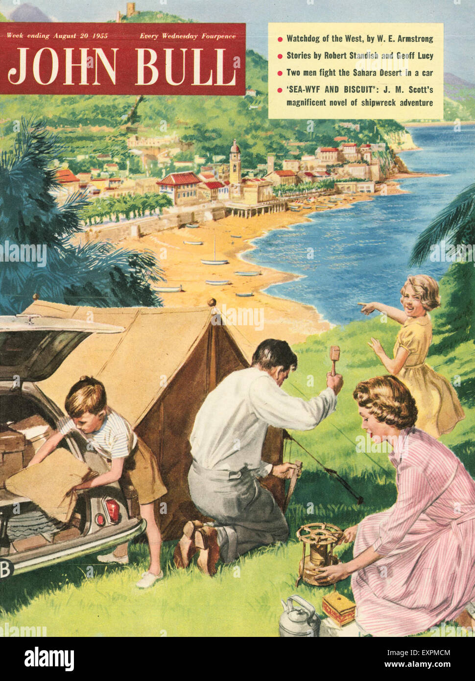 1950s UK John Bull Magazine Cover Stock Photo - Alamy