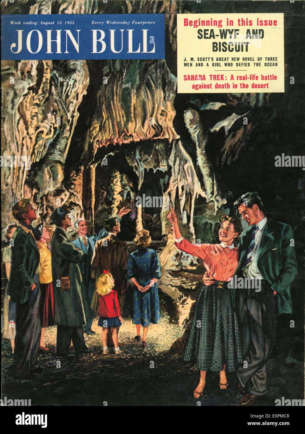 1950s UK John Bull Magazine Cover Stock Photo - Alamy