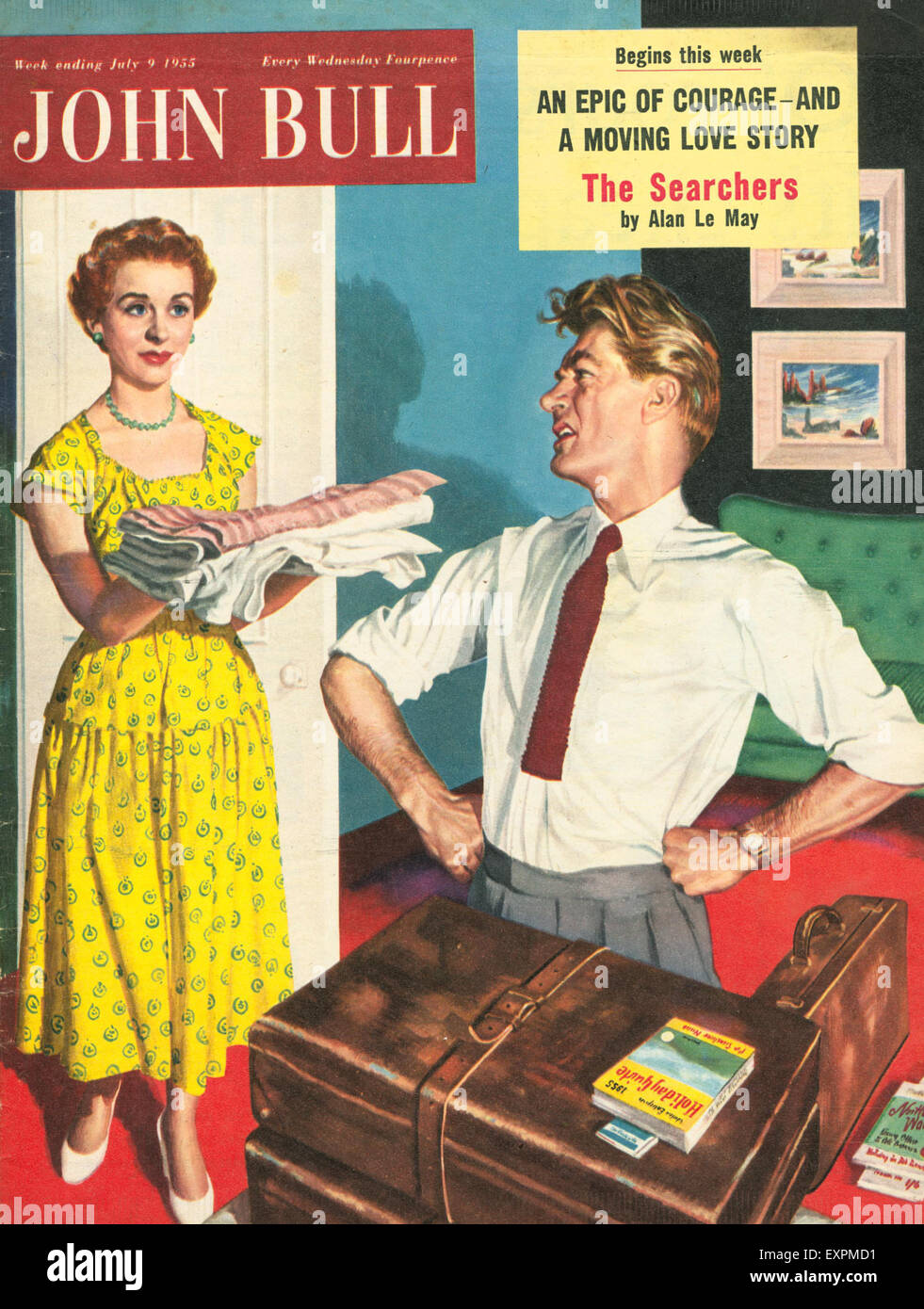 1950s UK John Bull Magazine Cover Stock Photo - Alamy