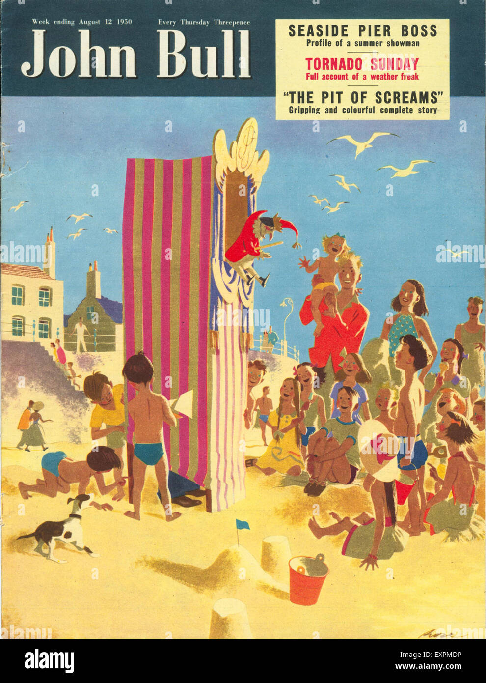 1950s UK John Bull Magazine Cover Stock Photo - Alamy