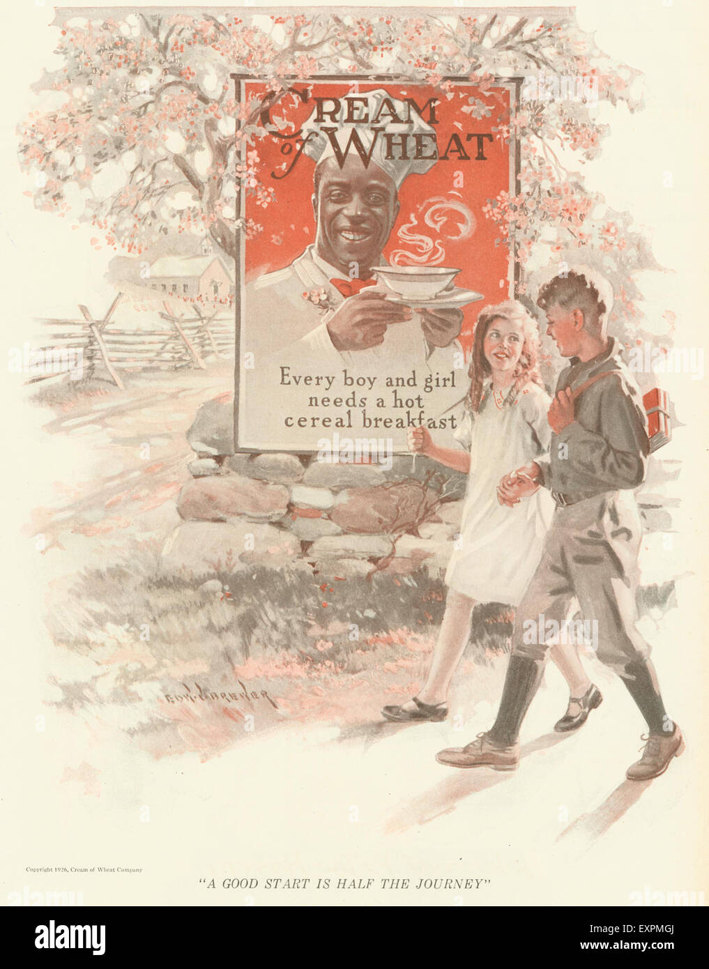 Cream of wheat advert hi-res stock photography and images - Alamy