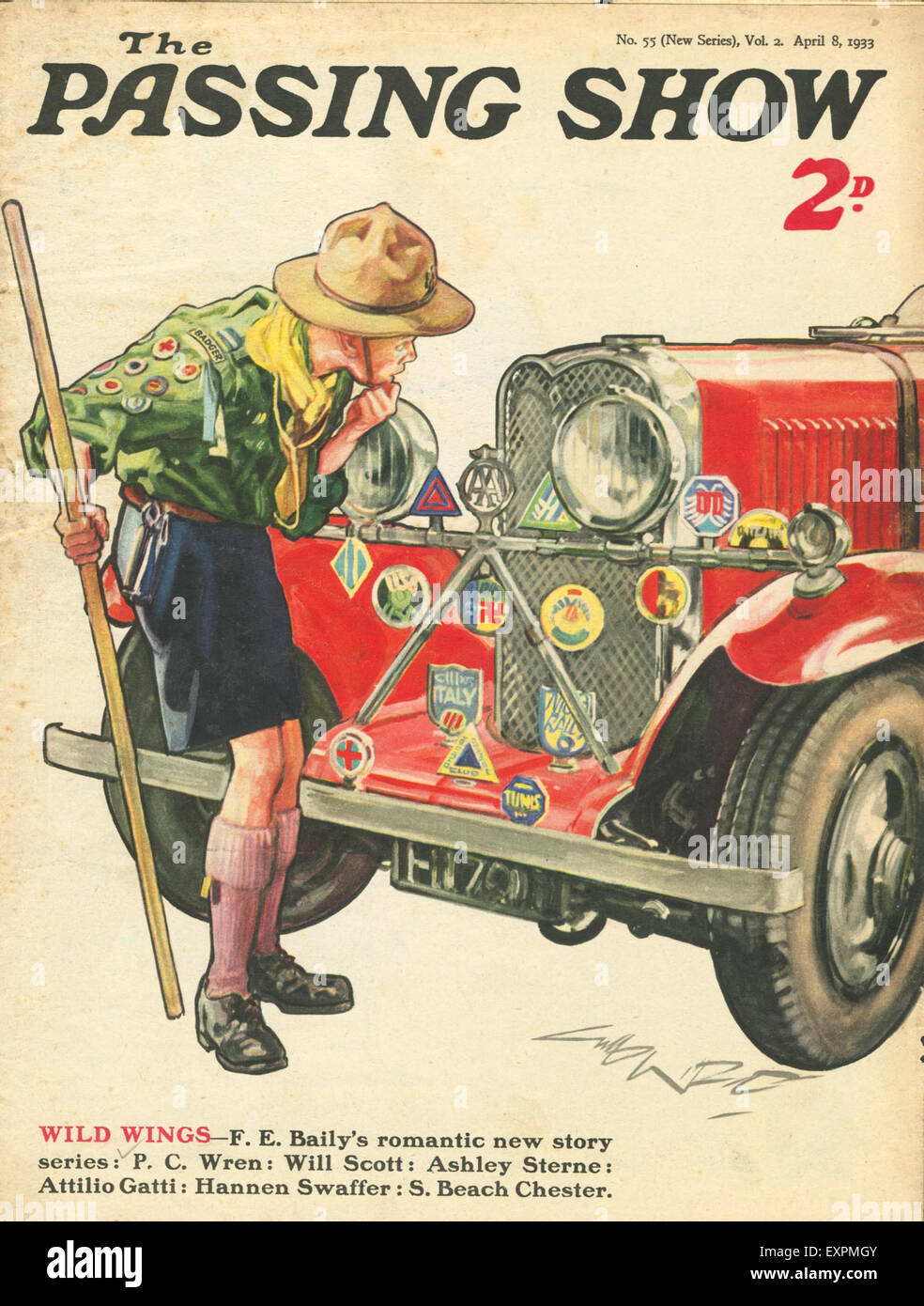 1930s UK The Passing Show Magazine Cover Stock Photo - Alamy