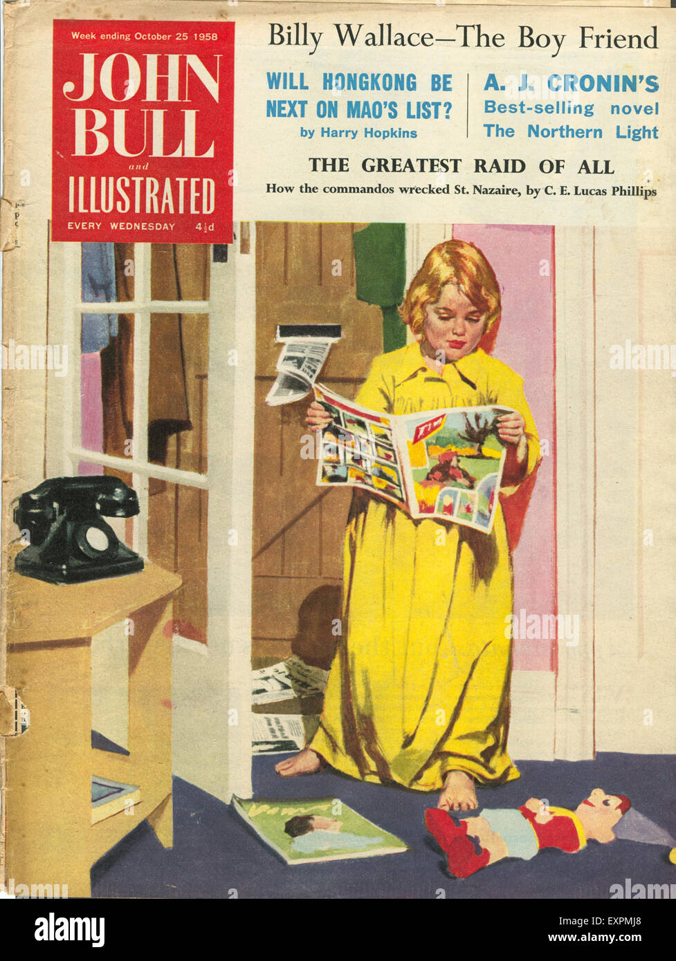 1950s UK John Bull Magazine Cover Stock Photo - Alamy