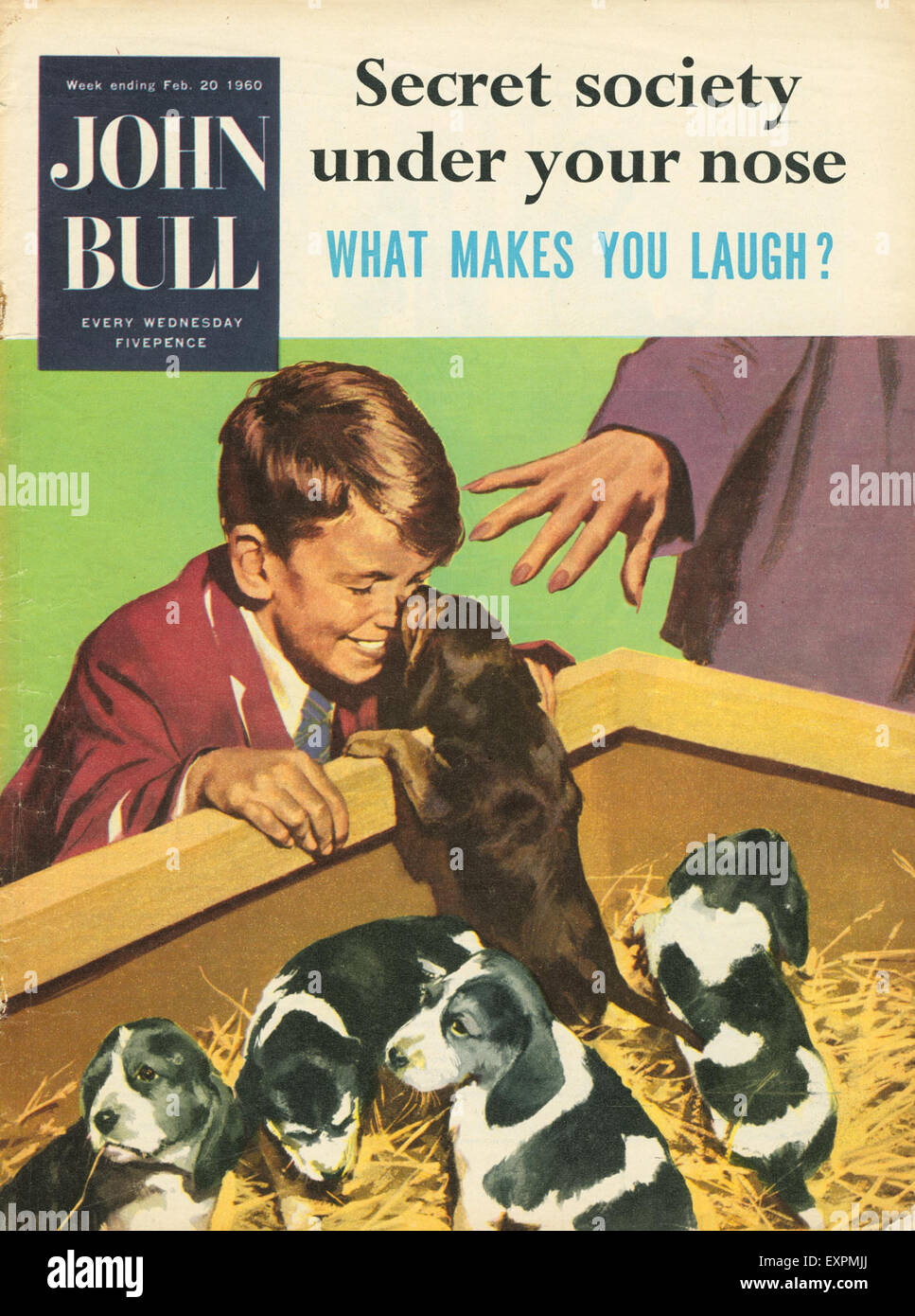 1950s UK John Bull Magazine Cover Stock Photo - Alamy