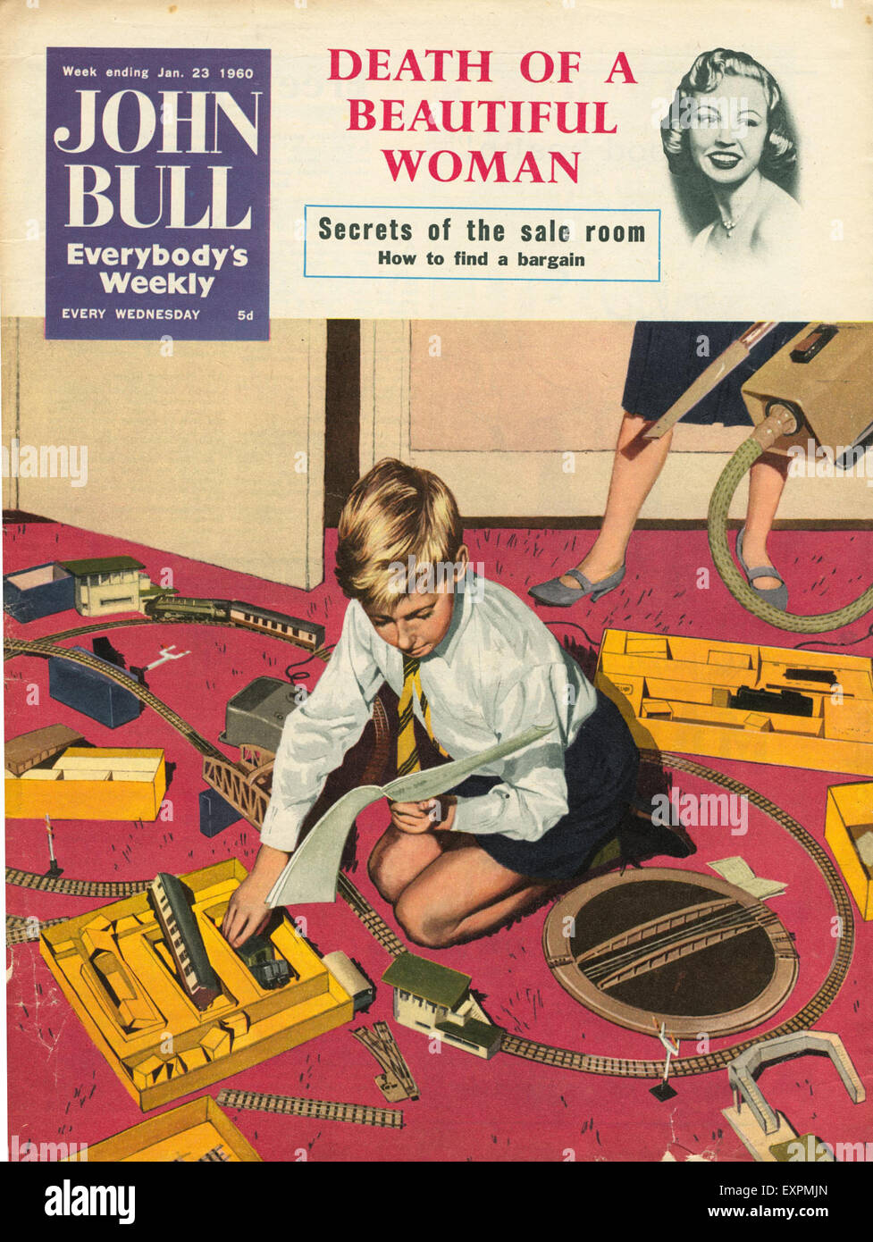 1950s UK John Bull Magazine Cover Stock Photo - Alamy